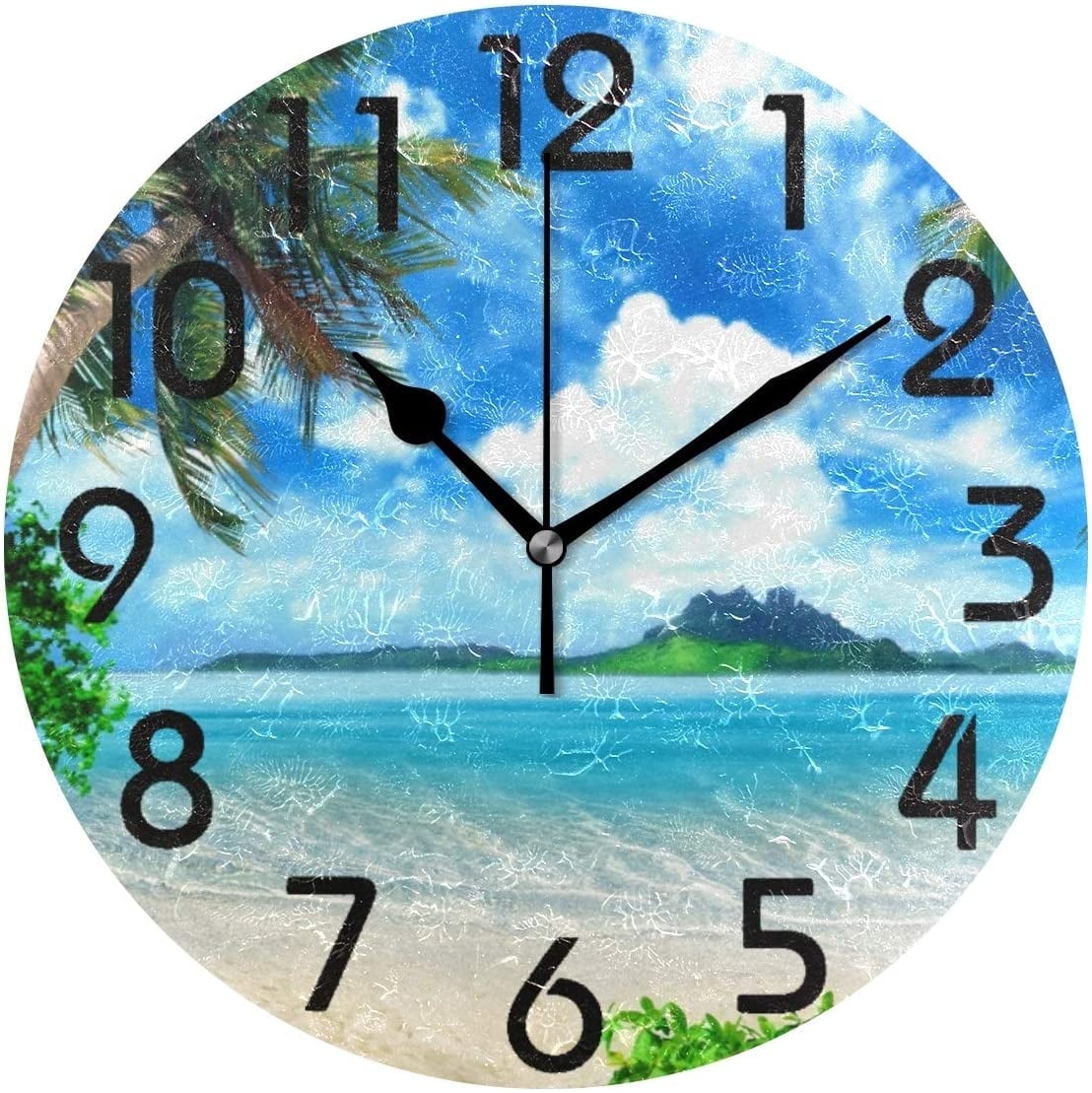 Dreamtimes 3D Stylish Tropical Palm Tree Island Summber Bach Print ...