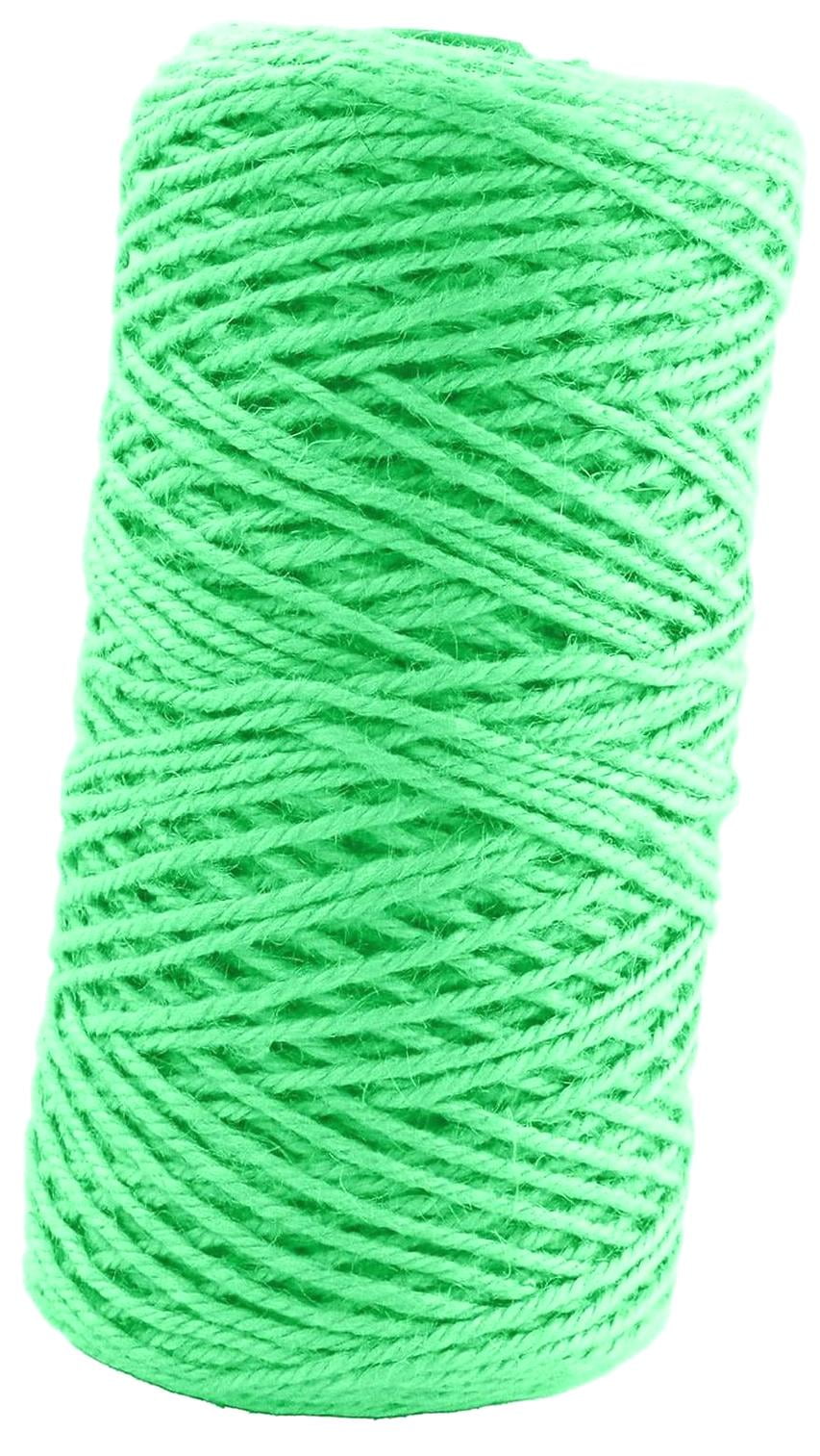 Dreamtimes 3mm x 500 Feet Light Green Jute Rope, for Gardening Tomato ...