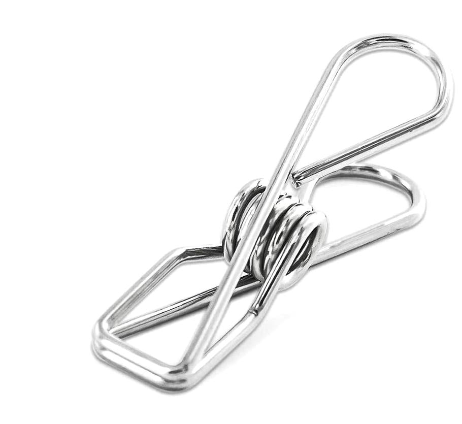 Dreamtimes 40 Pack Stainless Steel Small Clothes Pins Durable Clothes ...