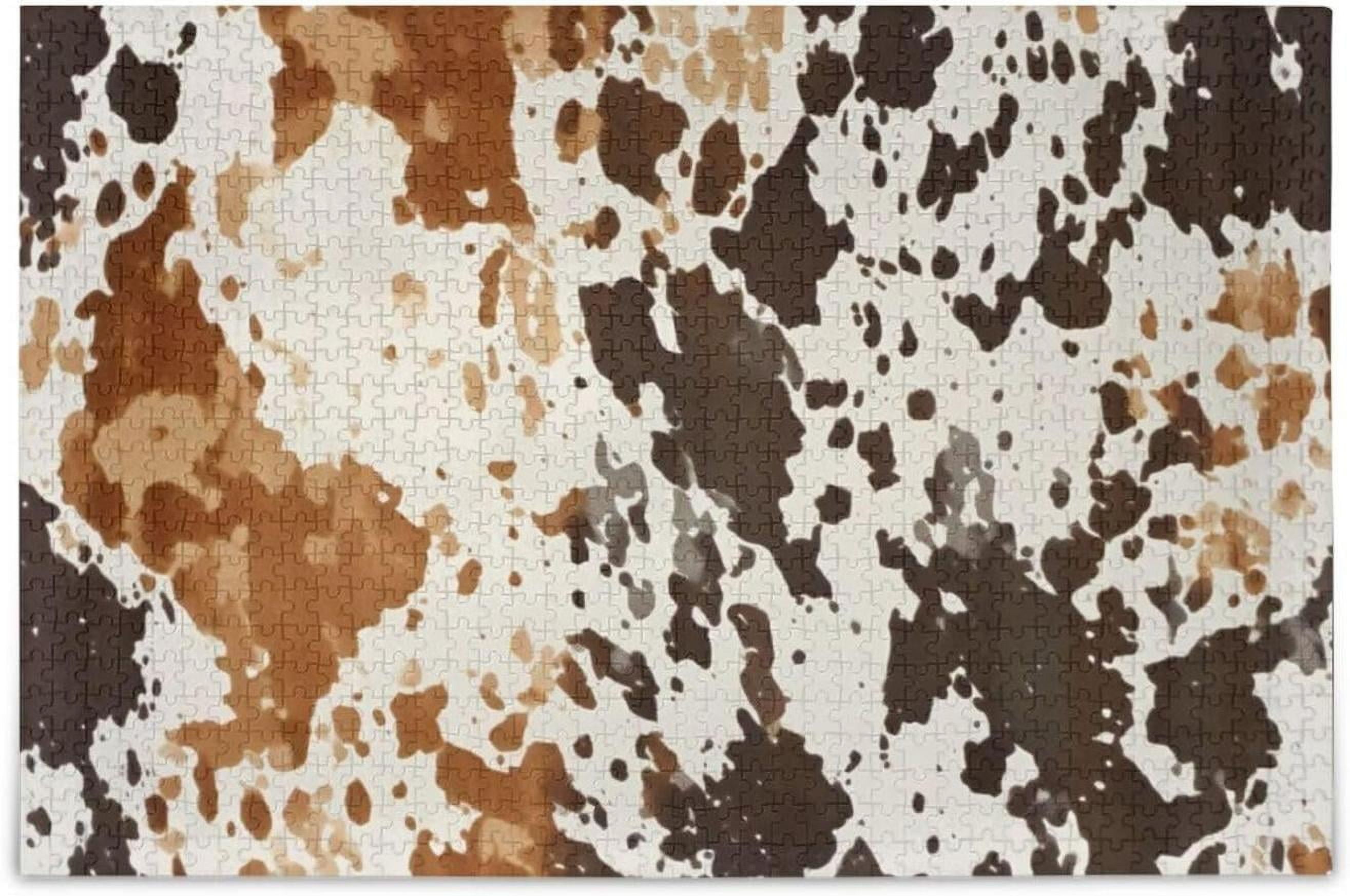 Dreamtimes Cow Print Jigsaw Puzzles, Puzzles for Adults 500 Pieces ...