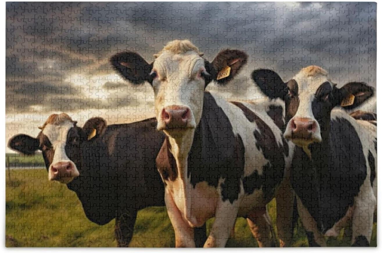 Dreamtimes Cows Wooden Jigsaw Puzzles Intellectual Entertainment ...
