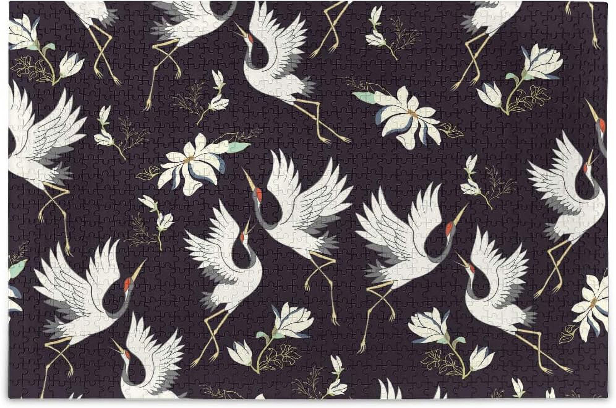 Dreamtimes 500 Piece Jigsaw Puzzle for Adults Kids, Beautiful Crane ...