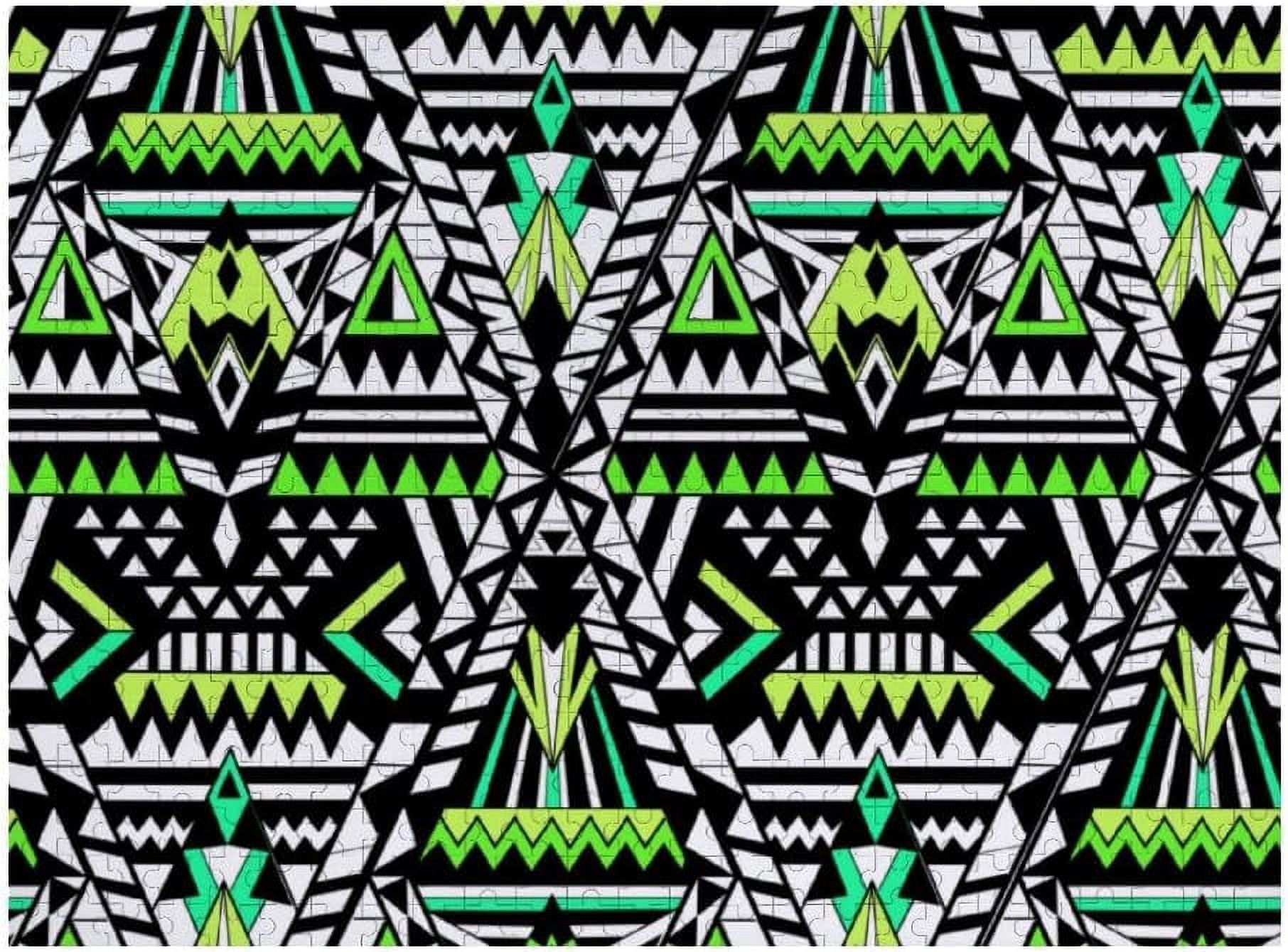 Dreamtimes 500 Piece Jigsaw Puzzle for Kids Adults - Geometric Seamless ...