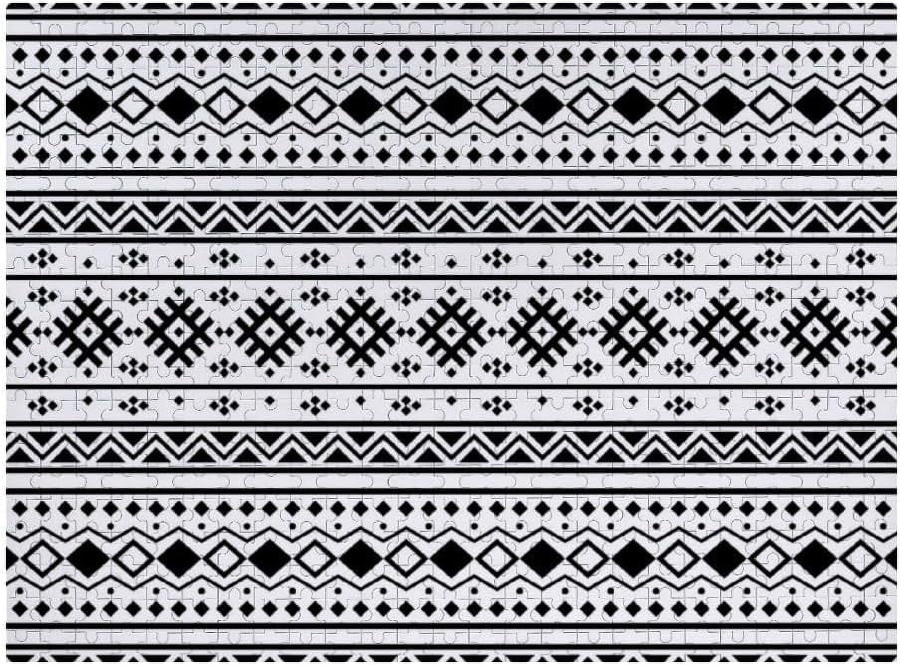 Dreamtimes 500 Piece Jigsaw Puzzle for Kids Adults - Aztec Seamless ...