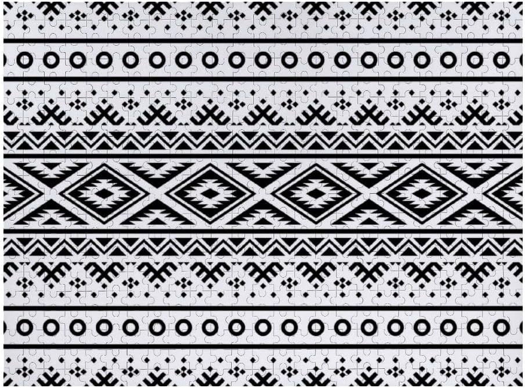 Dreamtimes 500 Piece Jigsaw Puzzle for Kids Adults - Geometric Tribal ...