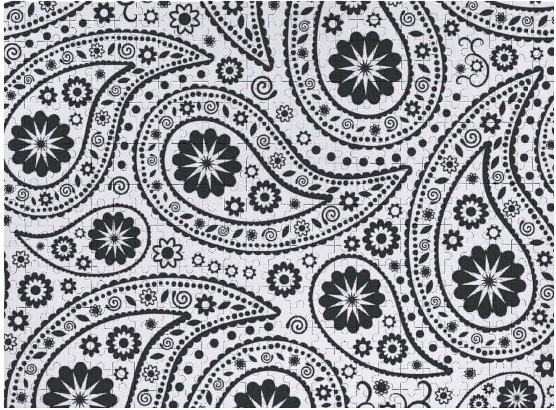 Dreamtimes 500 Piece Jigsaw Puzzle for Kids Adults - Paisley Elegant ...