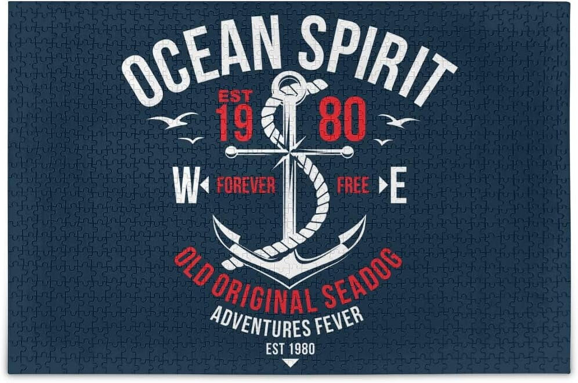 Dreamtimes 500 Piece Puzzles for Adults Classic Vintage Nautical Anchor ...