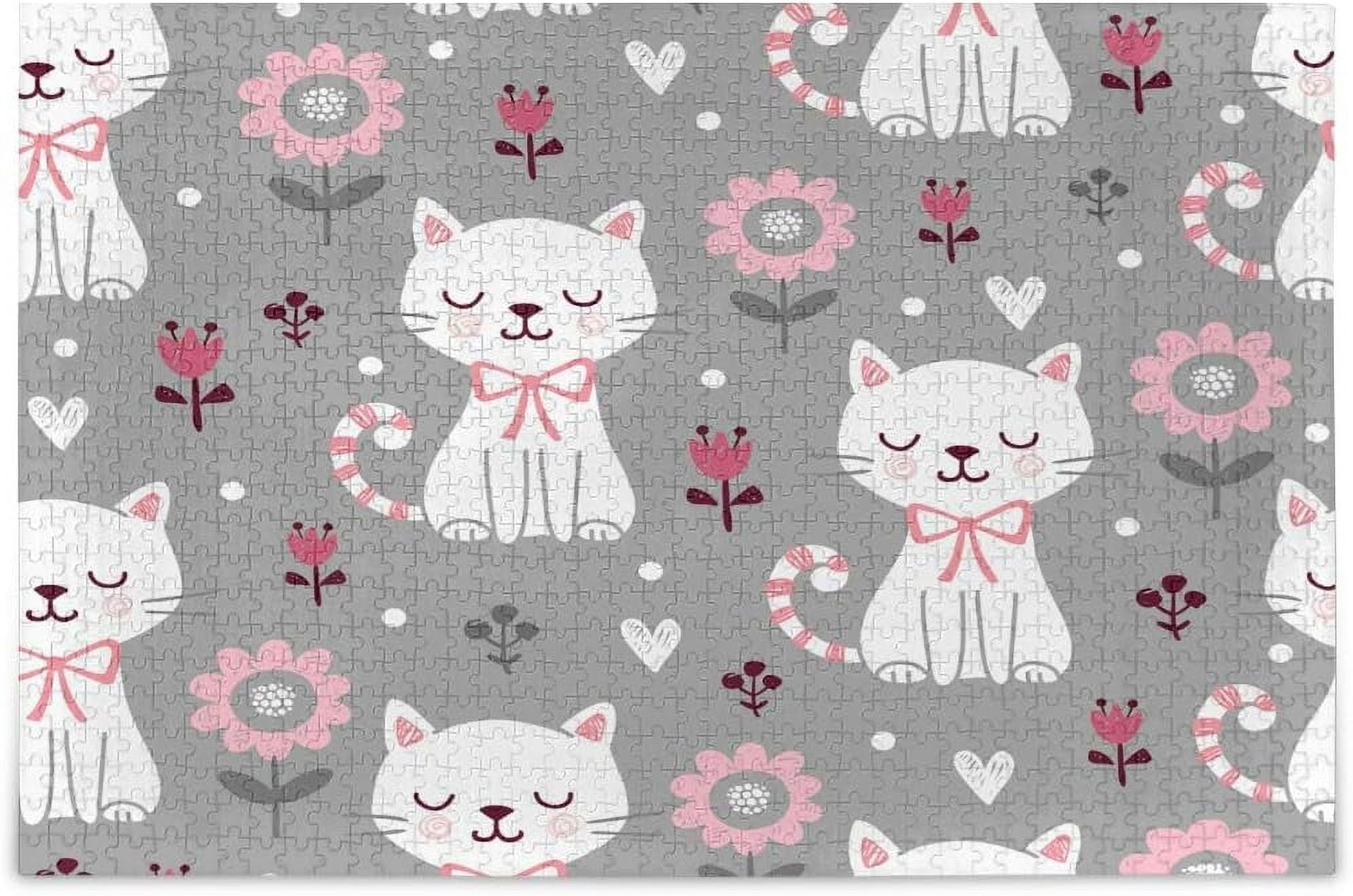 Dreamtimes 500 Piece Puzzles for Adults Cute Cats Kittens Animal ...