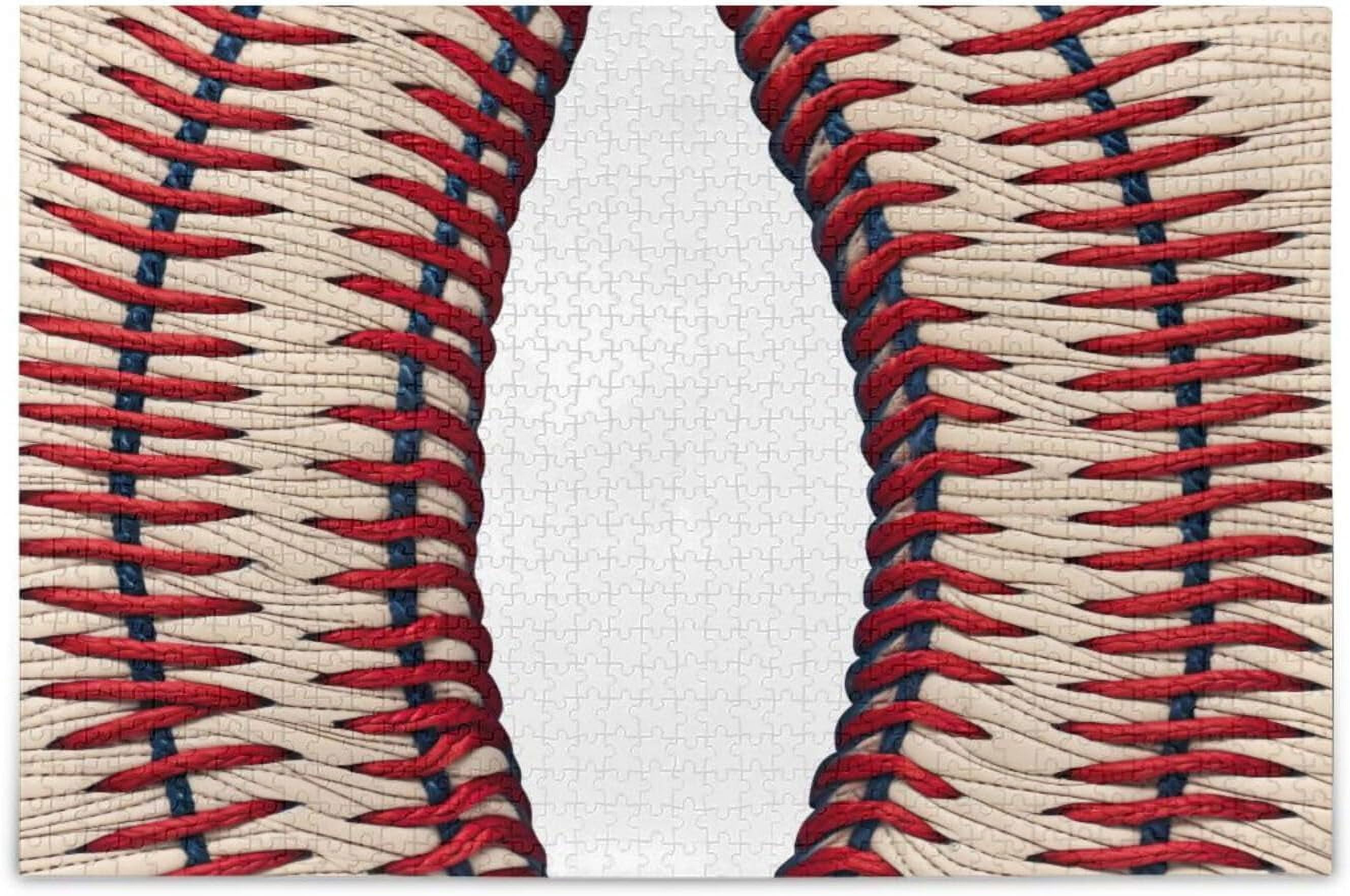 Dreamtimes 500 Pieces Baseball Red Stripe Jigsaw Puzzle for Adults ...