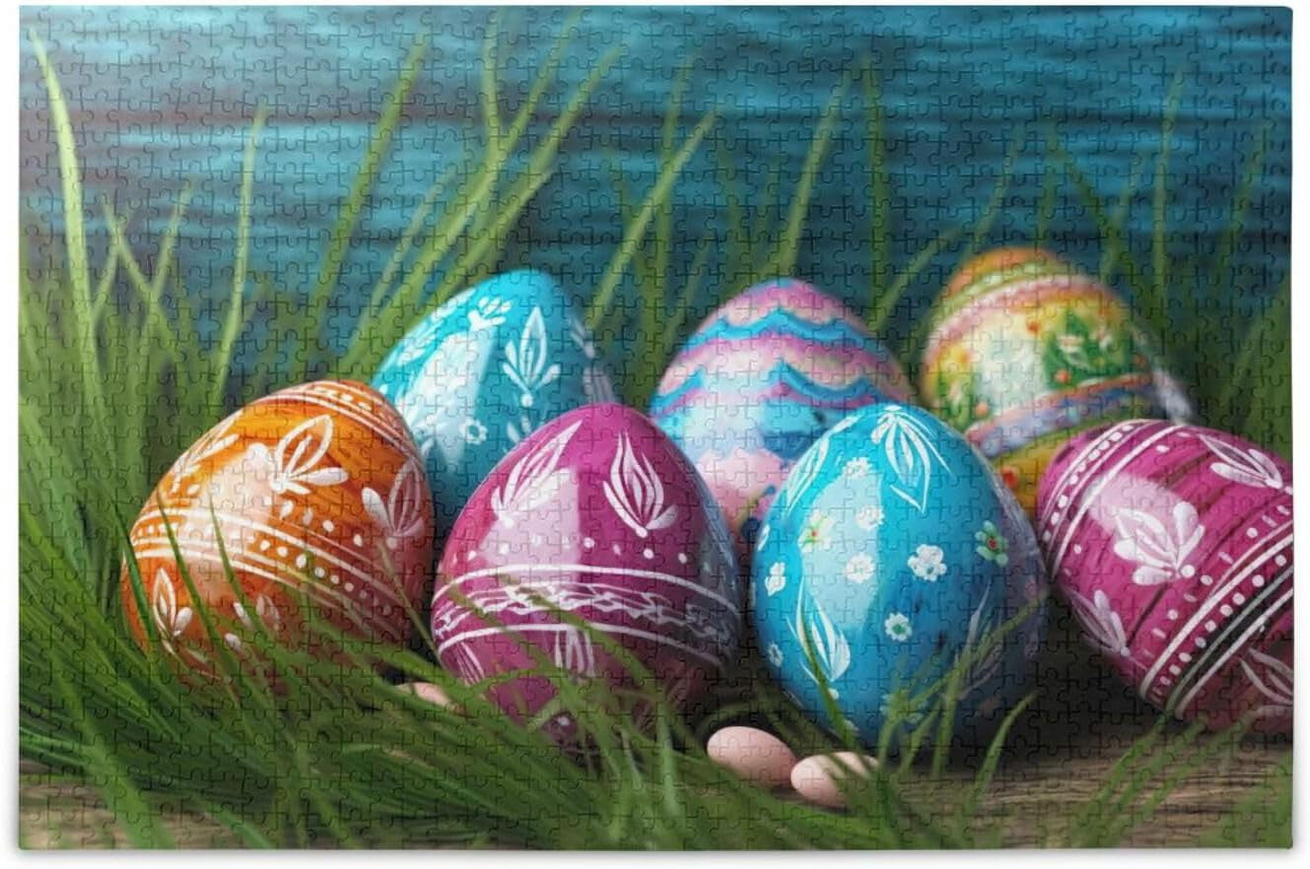 Dreamtimes 500 Pieces Beautiful Easter Eggs Jigsaw Puzzle for Adults ...