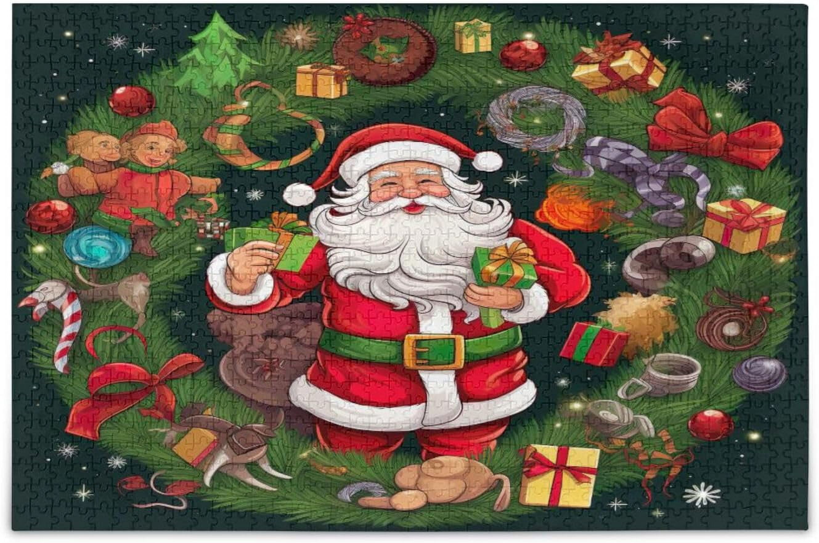 Dreamtimes 500 Pieces Christmas Santa Claus Jigsaw Puzzle for Adults ...