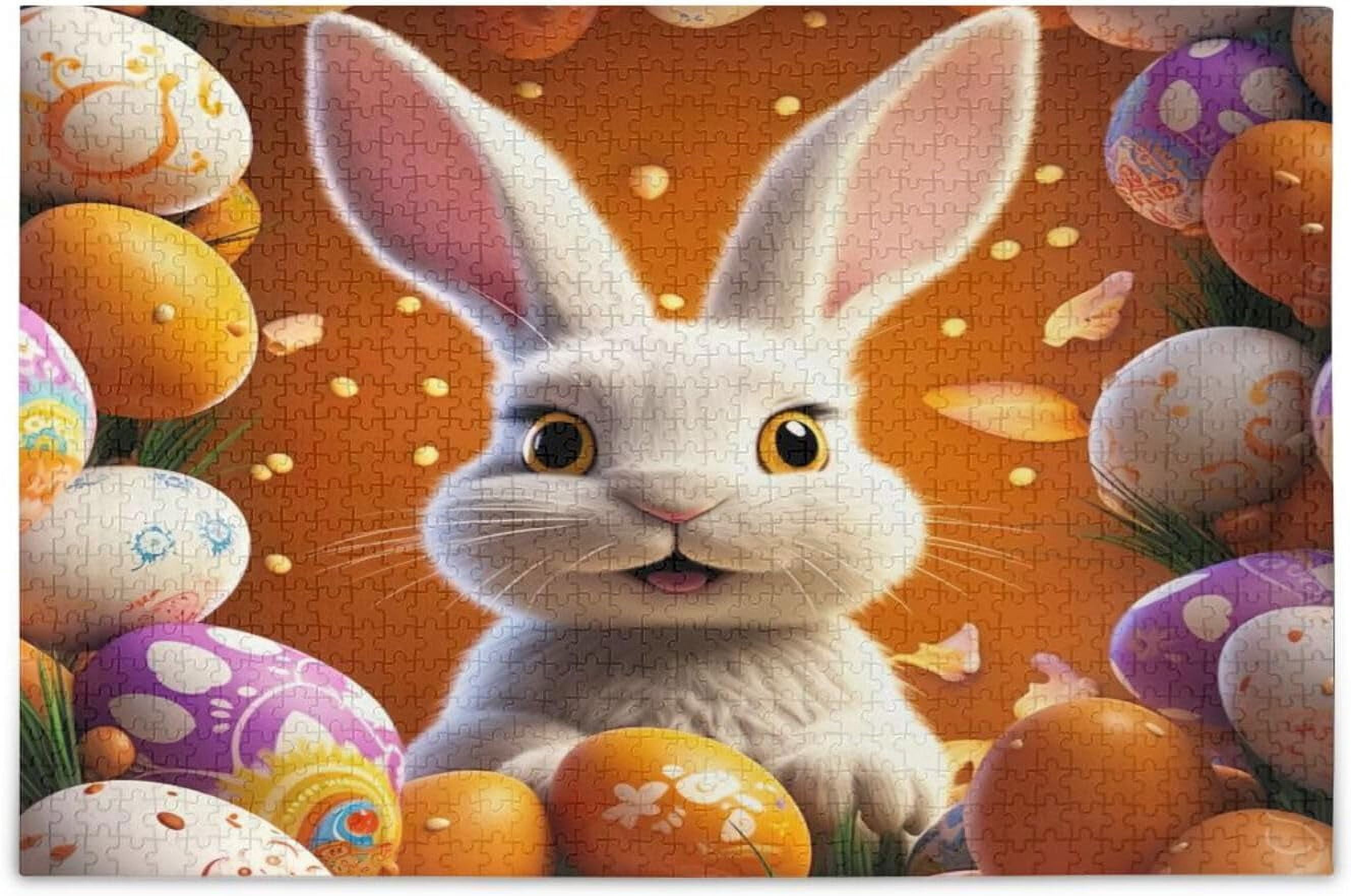 Dreamtimes 500 Pieces Cute Easter Rabbits Jigsaw Puzzle for Adults ...