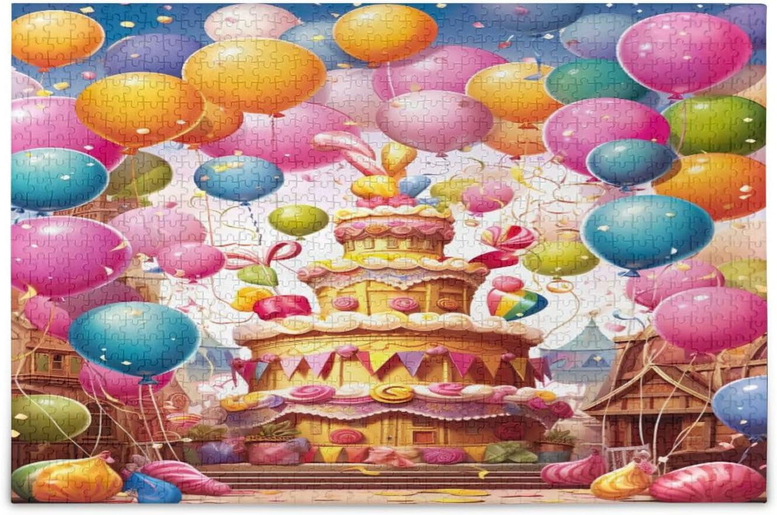 Dreamtimes 500 Pieces Happy Birthday Jigsaw Puzzle for Adults Teens ...