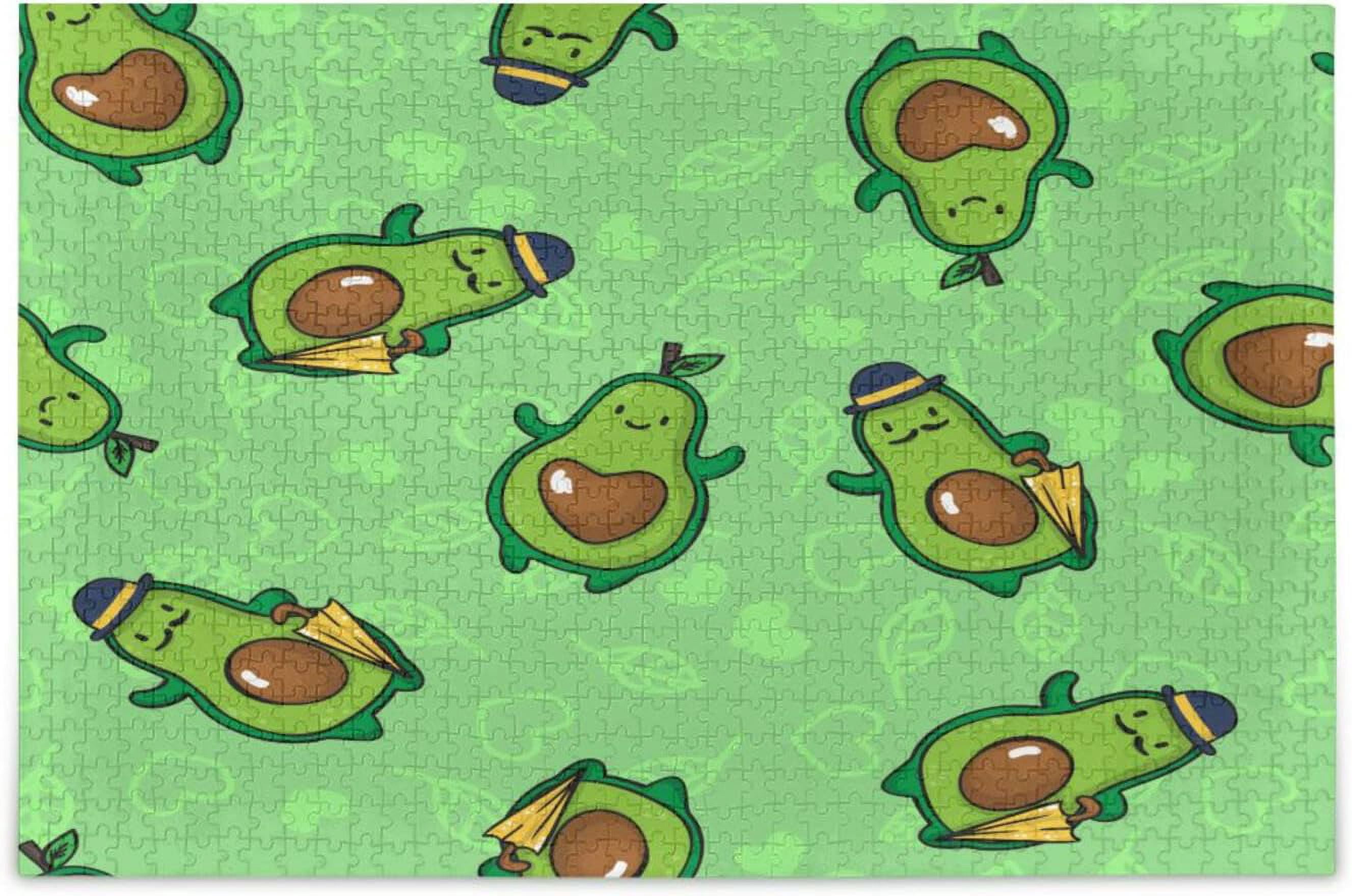 Dreamtimes 500 Pieces Jigsaw Puzzles Avocado with Umbrella Adult ...
