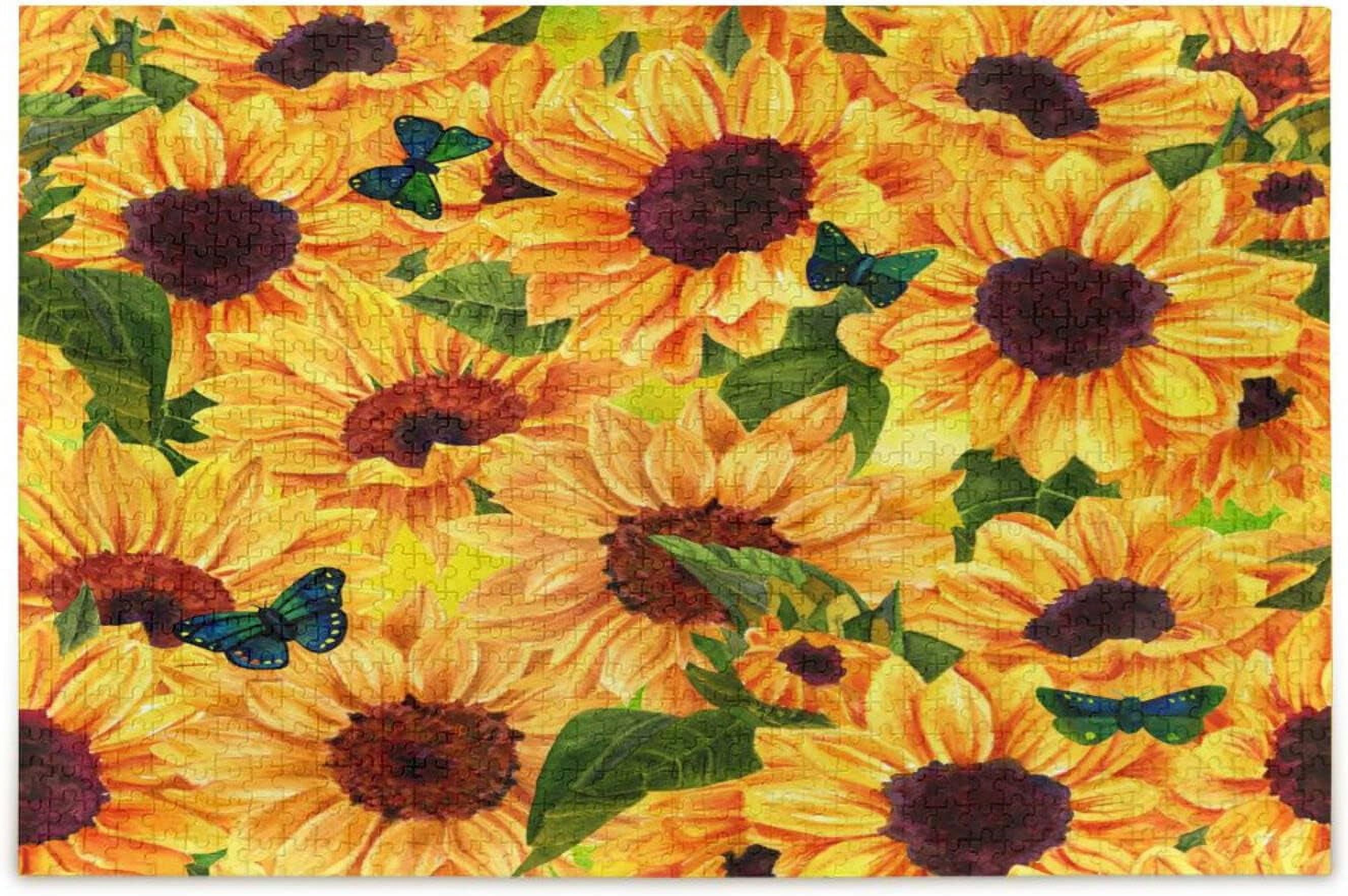 Dreamtimes 500 Pieces Jigsaw Puzzles Beautiful Sunflower Adult Children ...