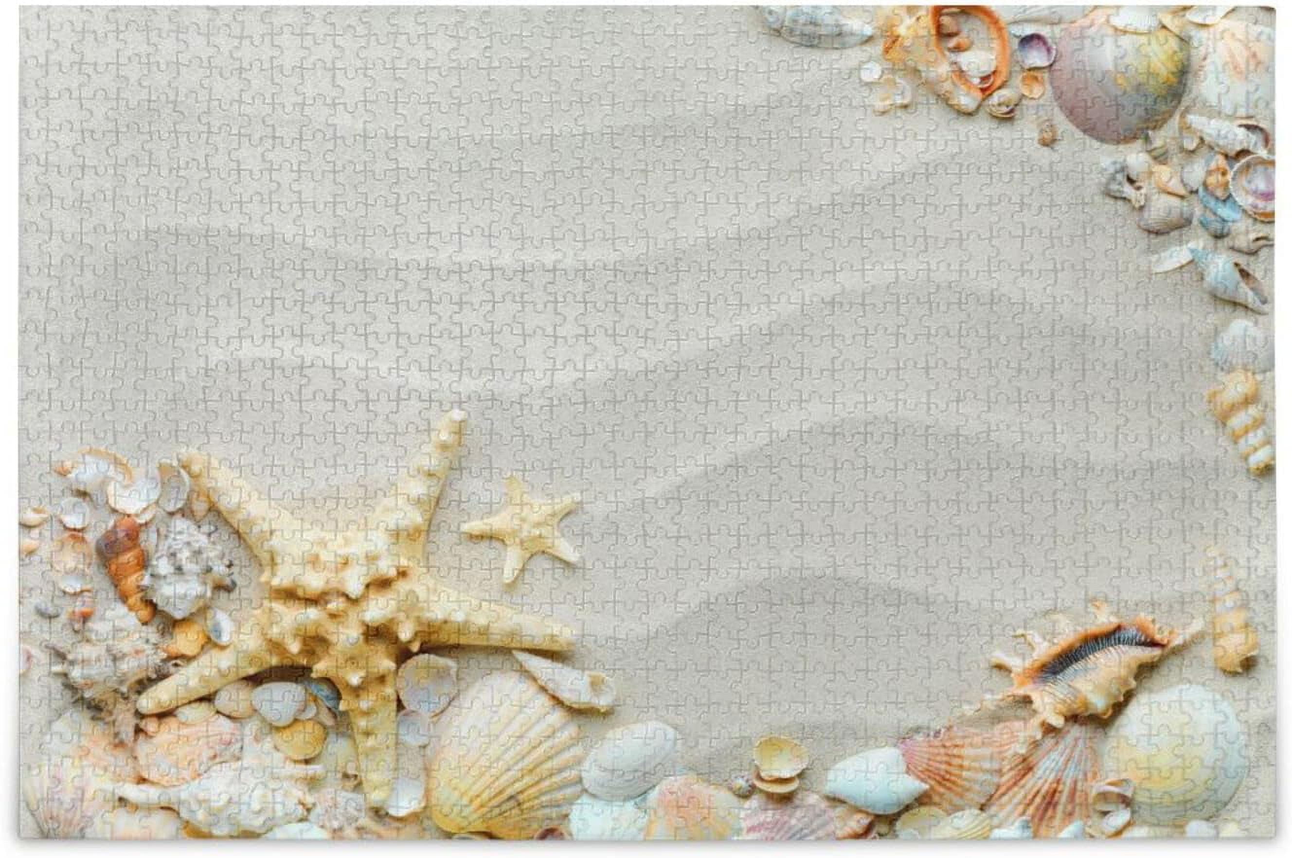 Dreamtimes 500 Pieces Starfish On Beach Wooden Jigsaw Puzzles ...