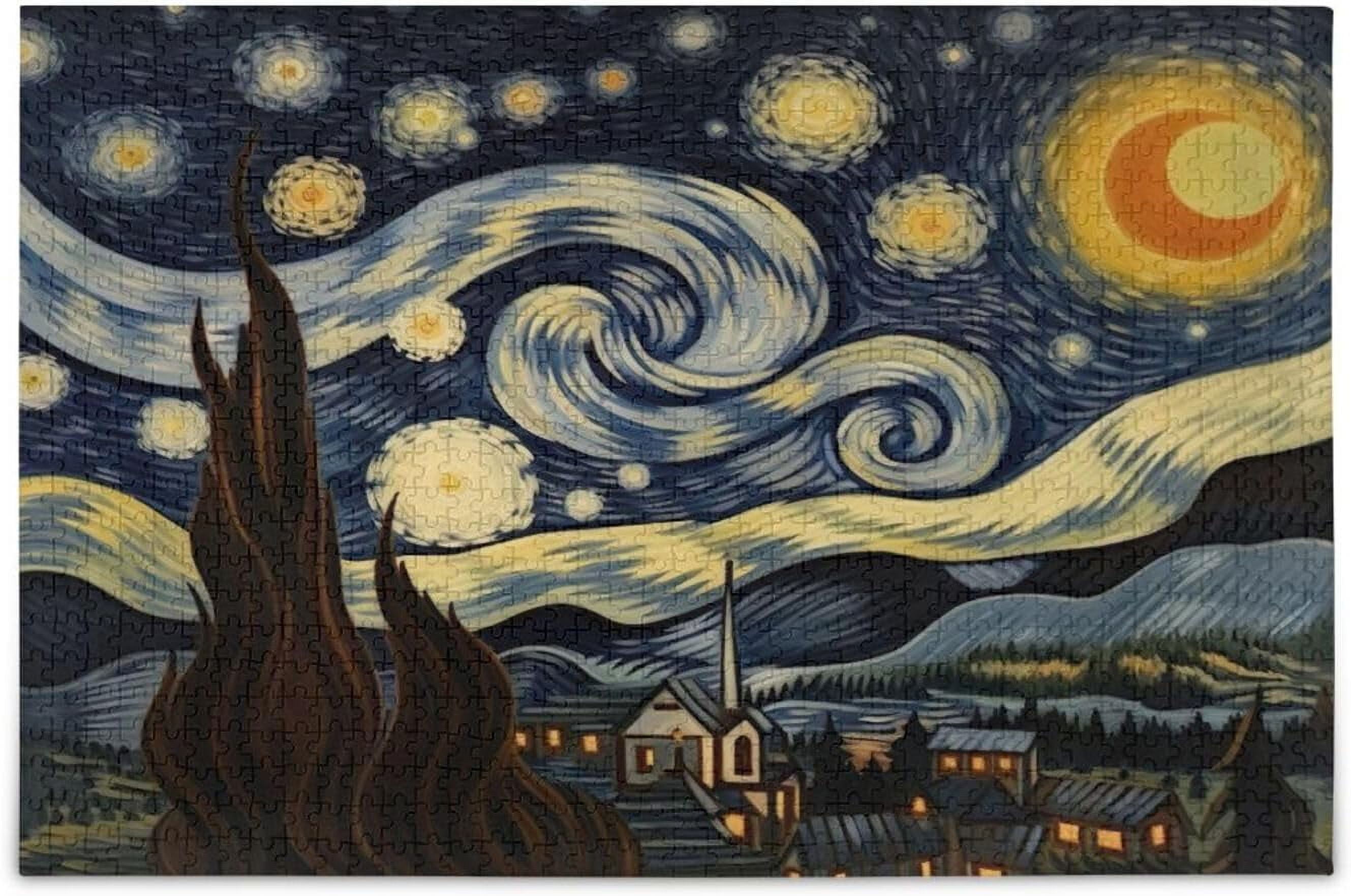 Dreamtimes 500 Pieces Van Gogh's Starry Sky Jigsaw Puzzle for Adults ...