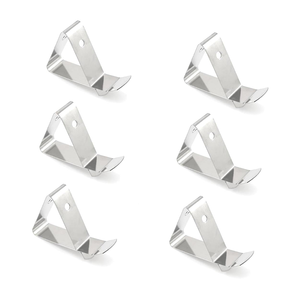 Dreamtimes 6-Piece Stainless Steel Thermometer Probe Clips Set for ...