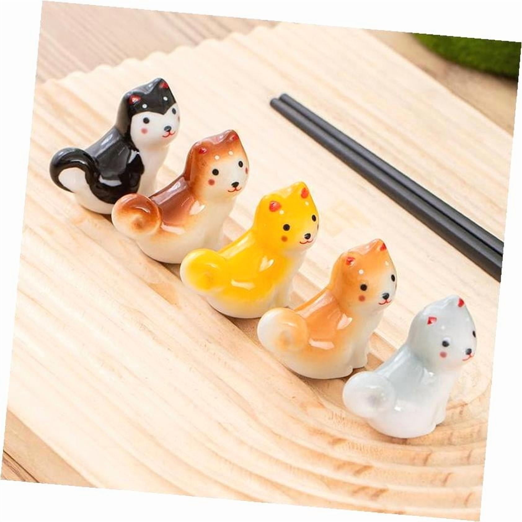 Dreamtimes APULM Chopstick Rest, Shiba Inu Chopstick Rest, Cute and Fun ...