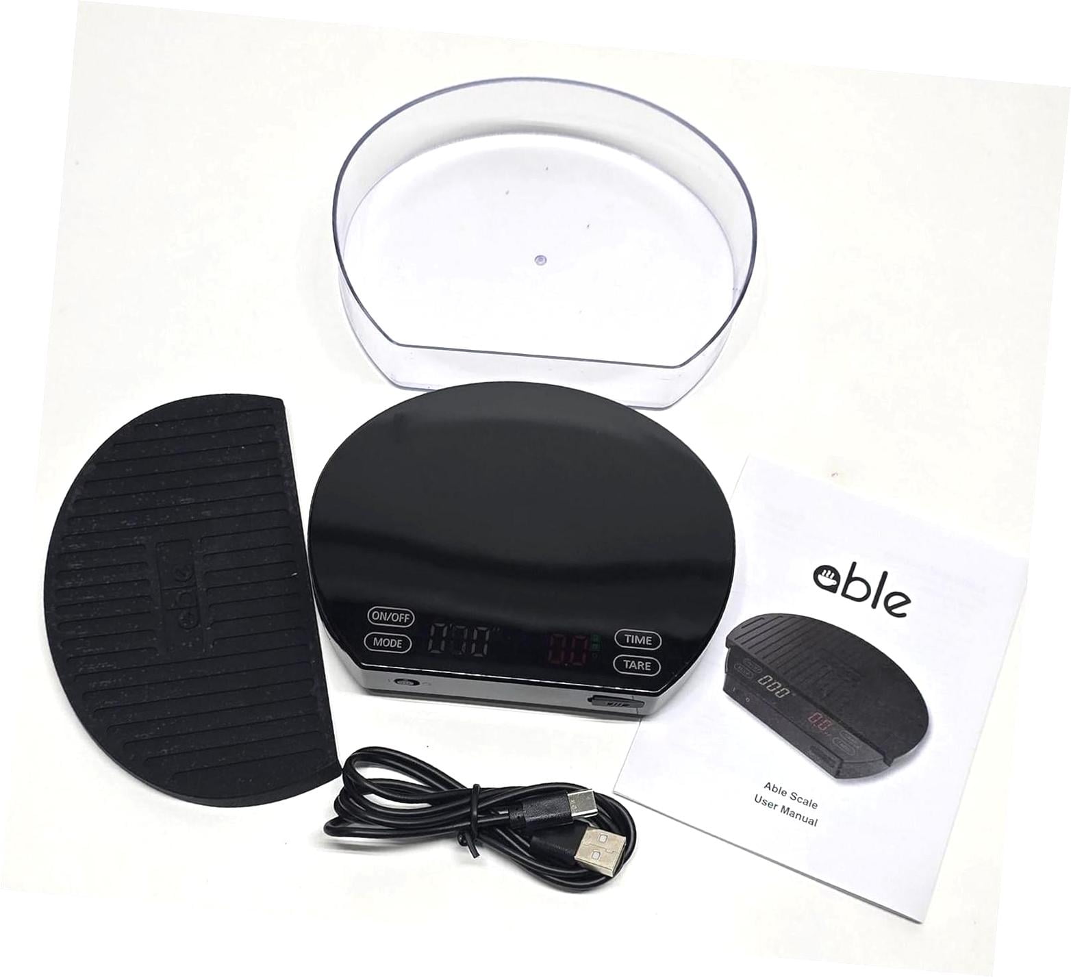 Dreamtimes Able Smart Espresso Scale - Digital, Dual-Toned, Fast-Response Display, Components ...