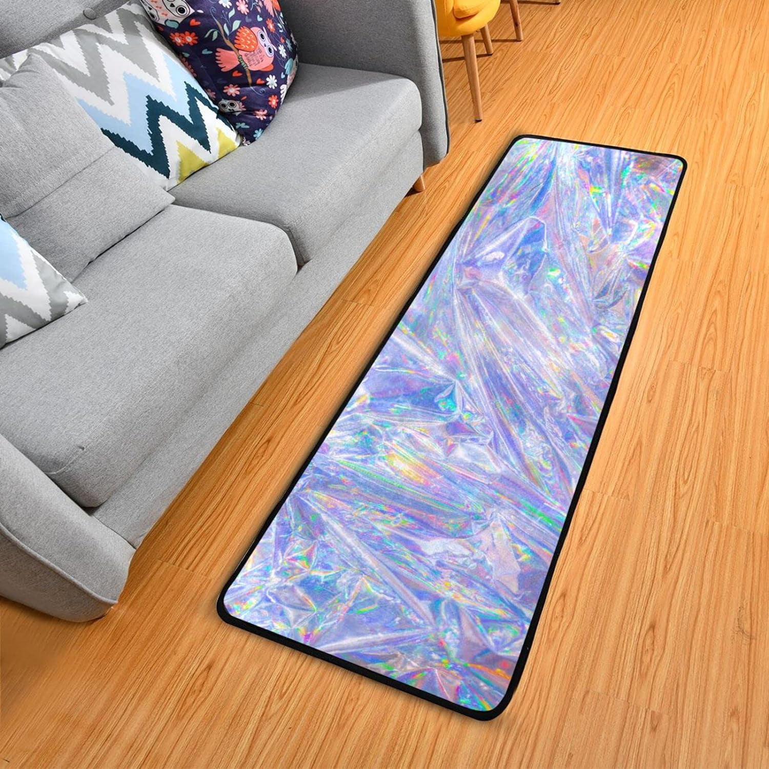 Dreamtimes Abstract Shining Hallway Runner Rug 2'x6' Kitchen Rug with ...