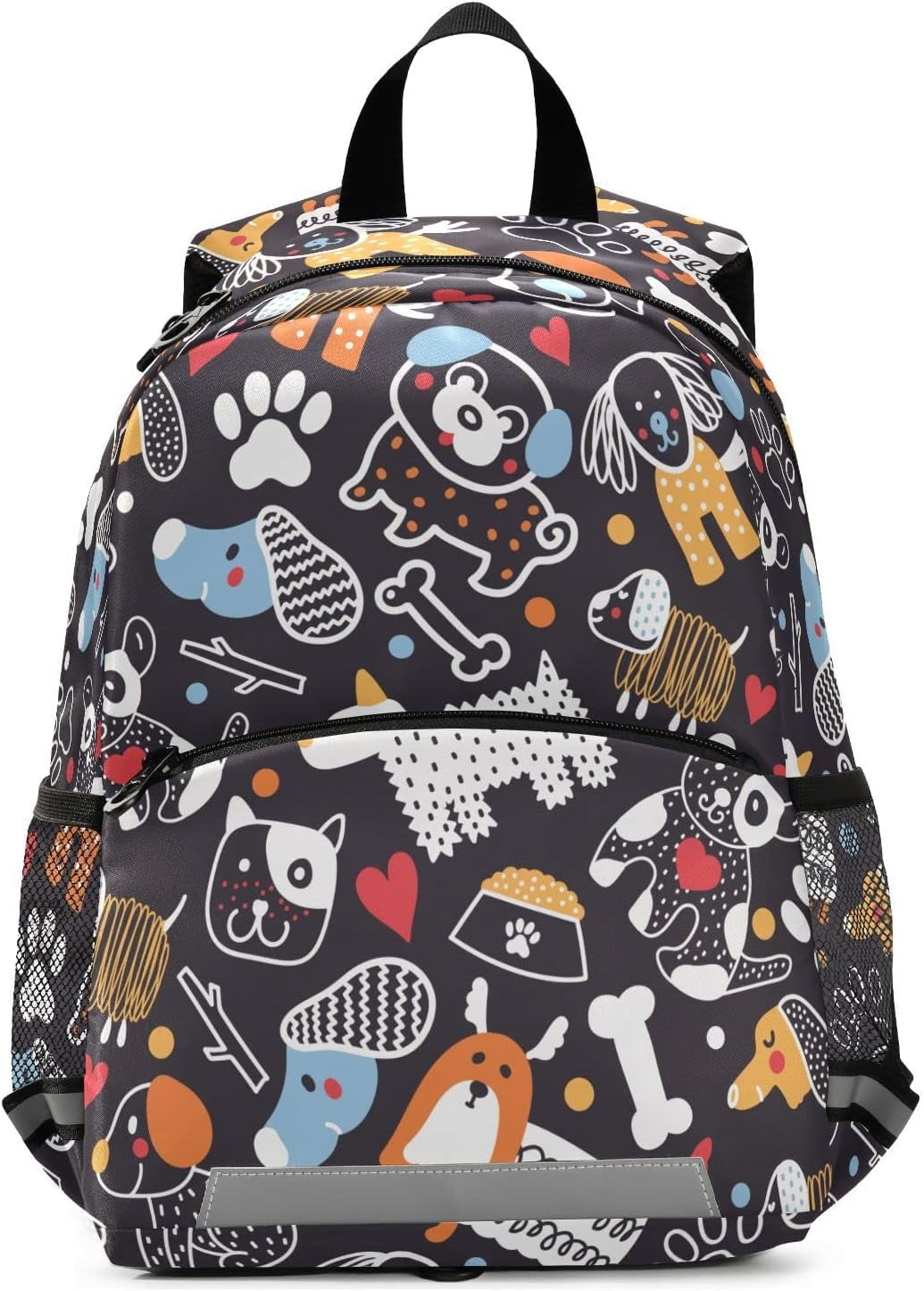 Dreamtimes Adorable Dogs Mini Backpack with Harness Leash Chest Buckle ...