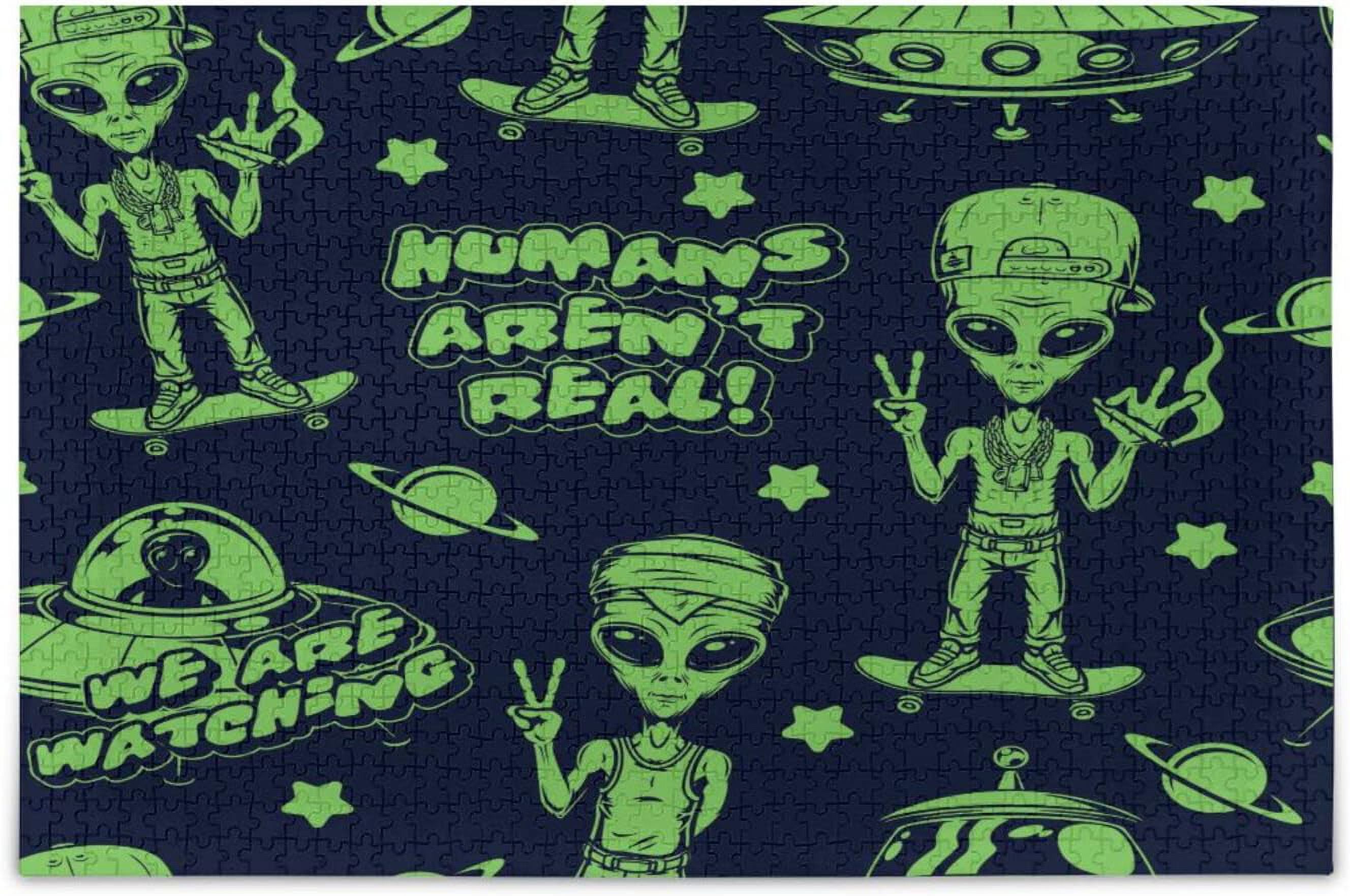 Dreamtimes Alien Wooden Jigsaw Puzzles Intellectual Entertainment ...