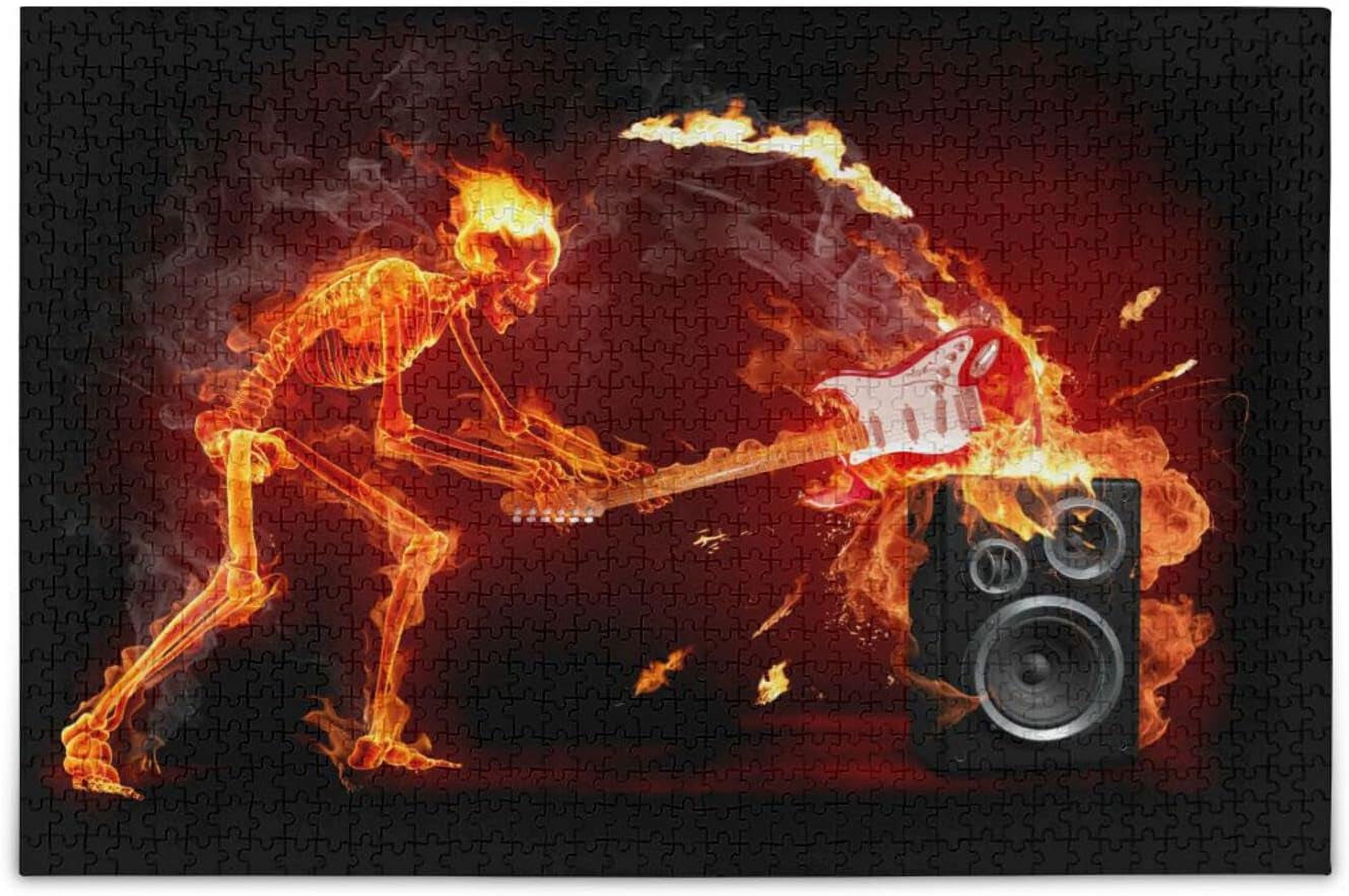 Dreamtimes Angry Skeleton Wooden Jigsaw Puzzles Intellectual ...