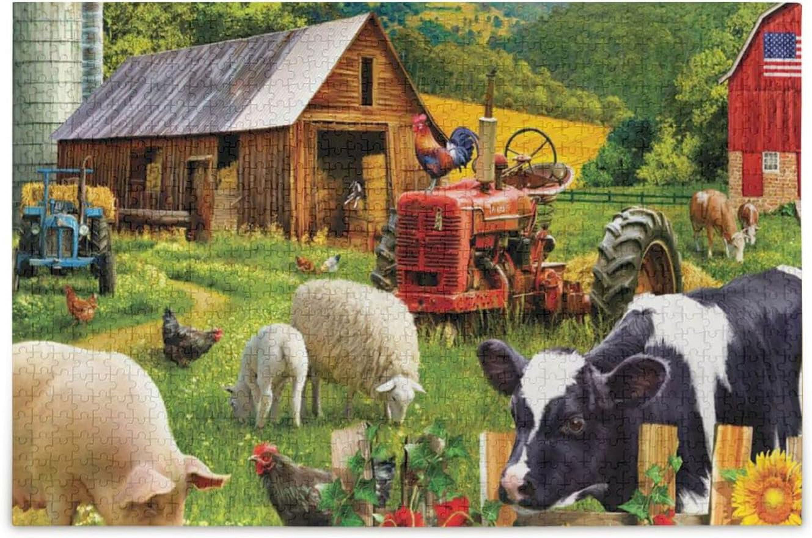 Dreamtimes Animals Farm Wooden Jigsaw Puzzles Intellectual ...