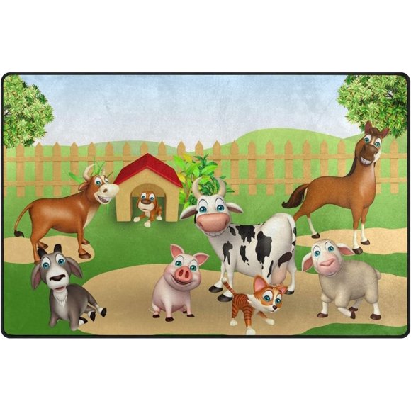 Farm Animals Rug