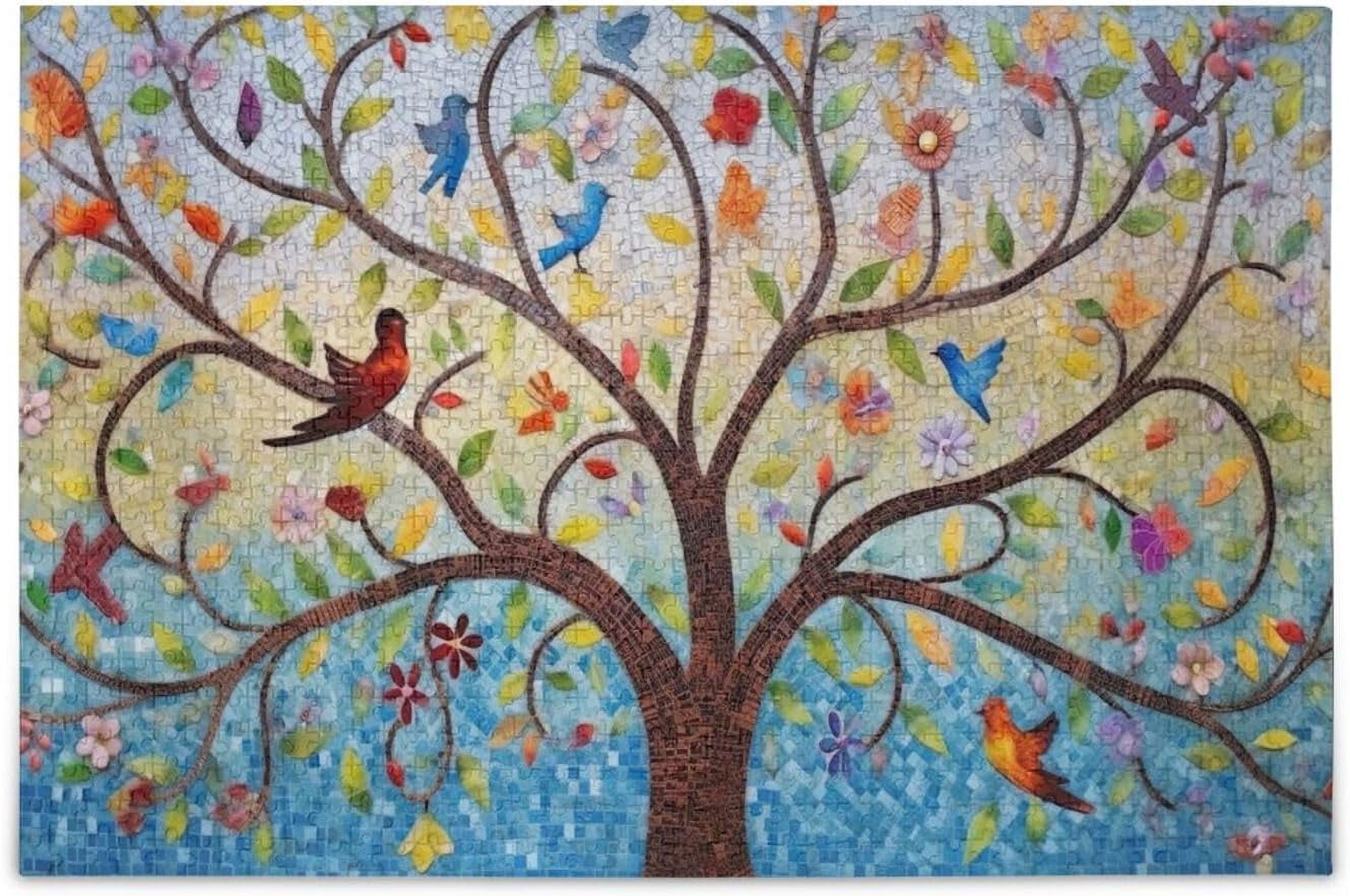 Dreamtimes Art Tree Pattern Puzzles for Adults and Kids 1000 Pieces ...