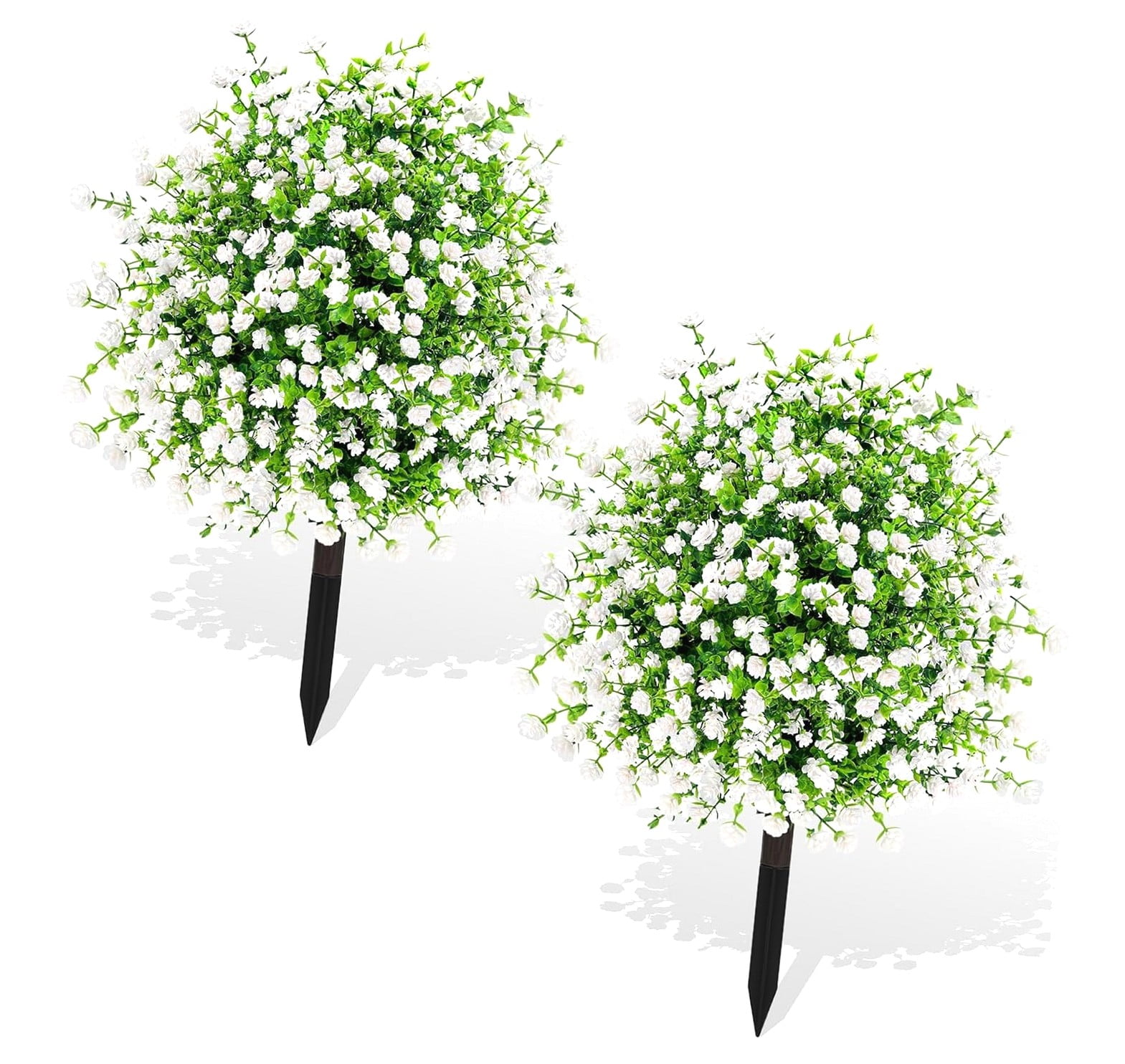 Dreamtimes Artificial Boxwood Topiary Trees with Ground UV Resistant ...