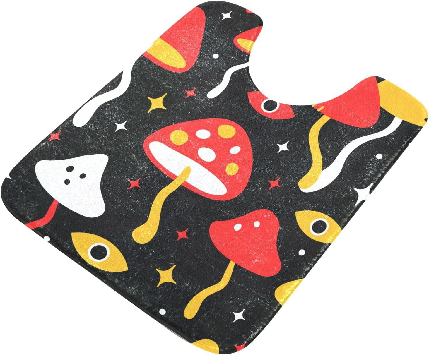 Dreamtimes Bath Mats Toiletry Mat Red Mystical Mushroom Print, Luxury U ...