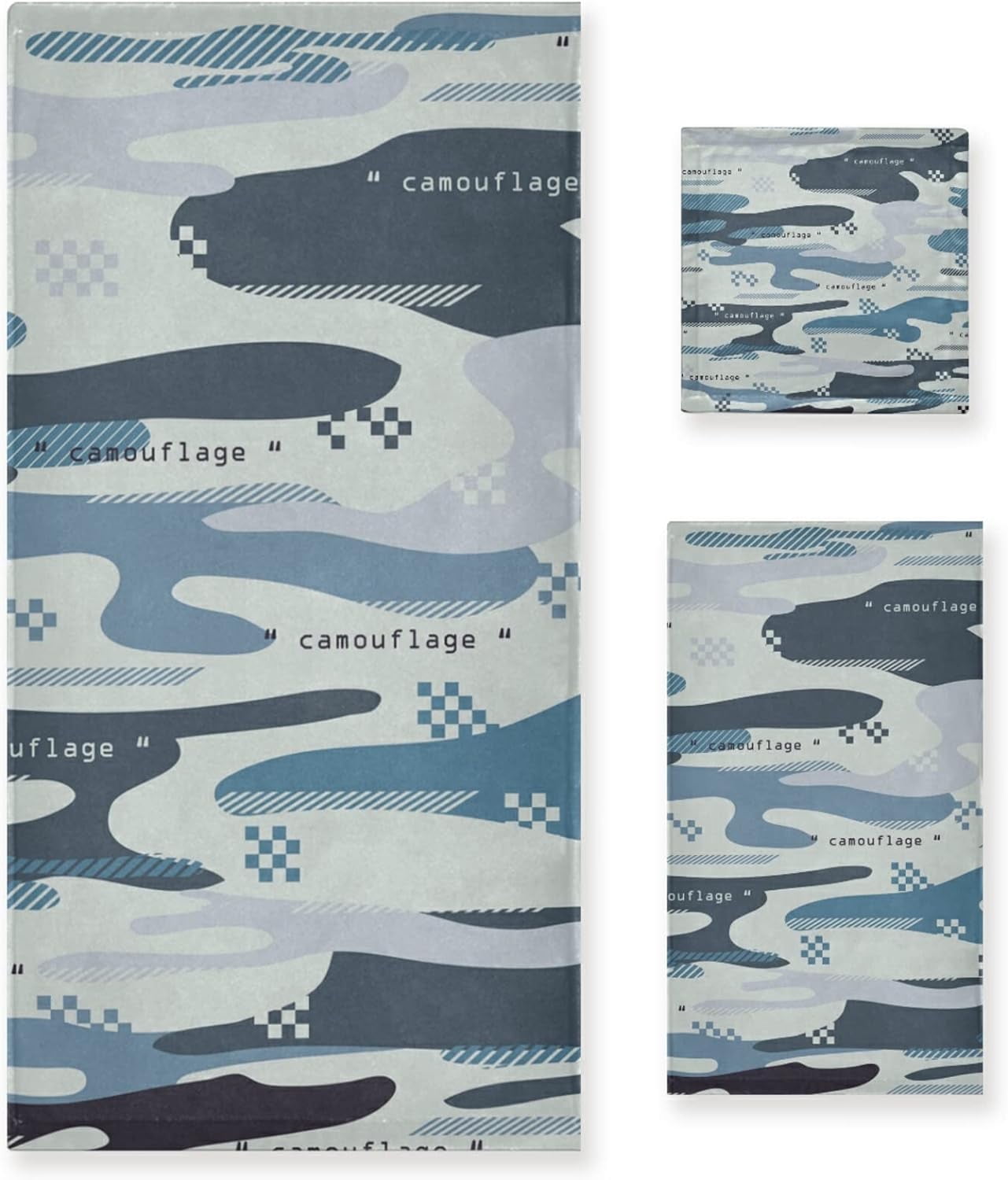 Dreamtimes Bath Towel Sets for Bathroom Hand Towels Fingertip Towels ...