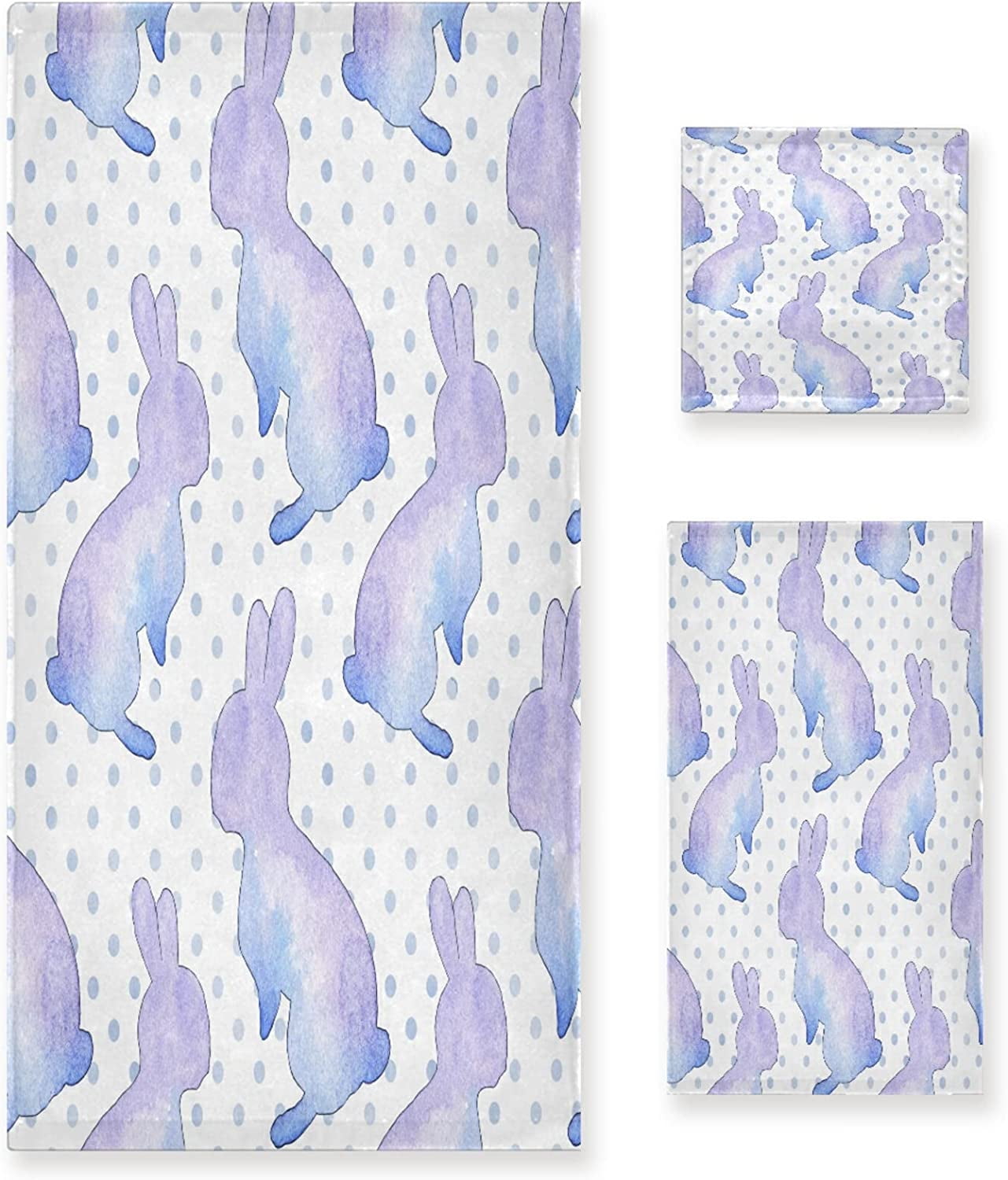 Dreamtimes Dreamtimes Bathroom Easter Decorative Towel Set with Easter ...