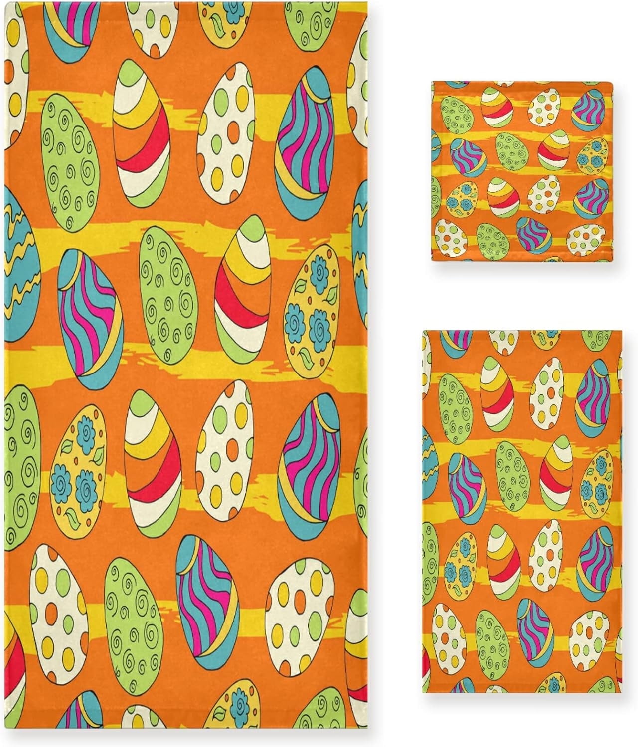 Dreamtimes Dreamtimes Bathroom Easter Decorative Towel Set with Vintage ...