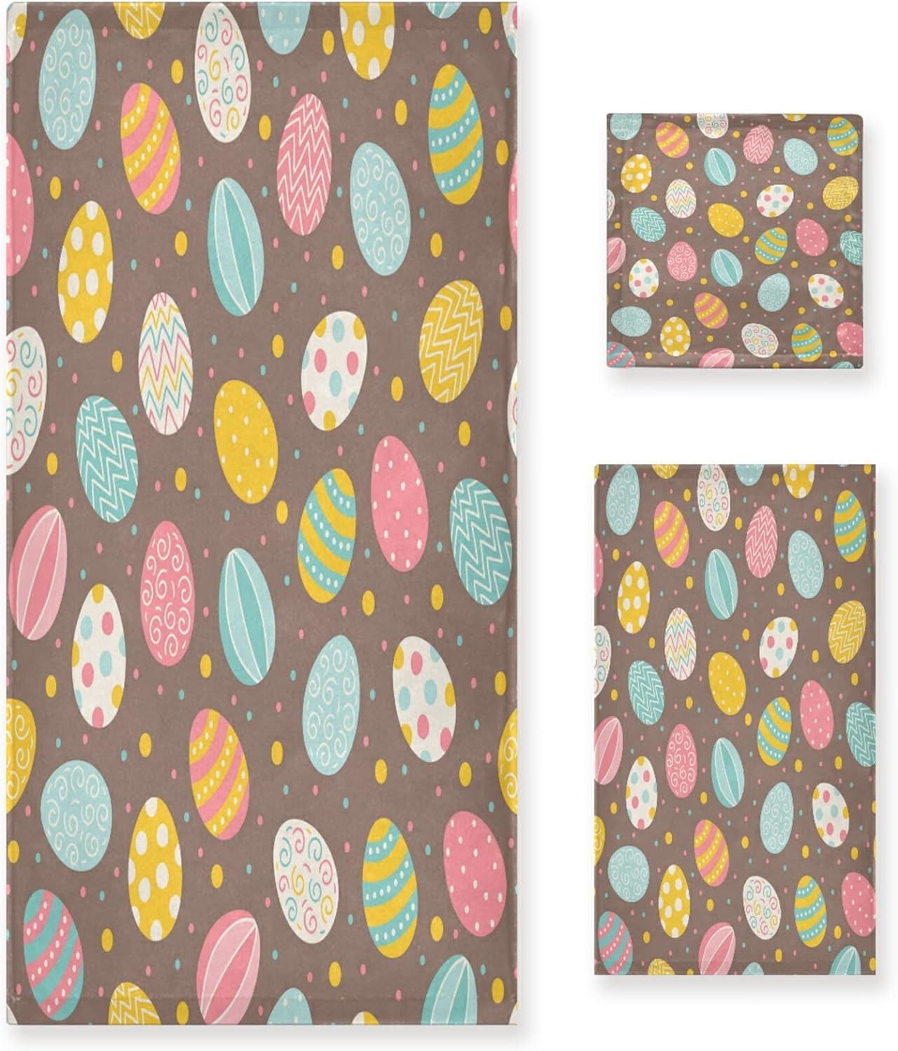 Dreamtimes Dreamtimes Bathroom Easter Decorative Towel Set with Vintage ...