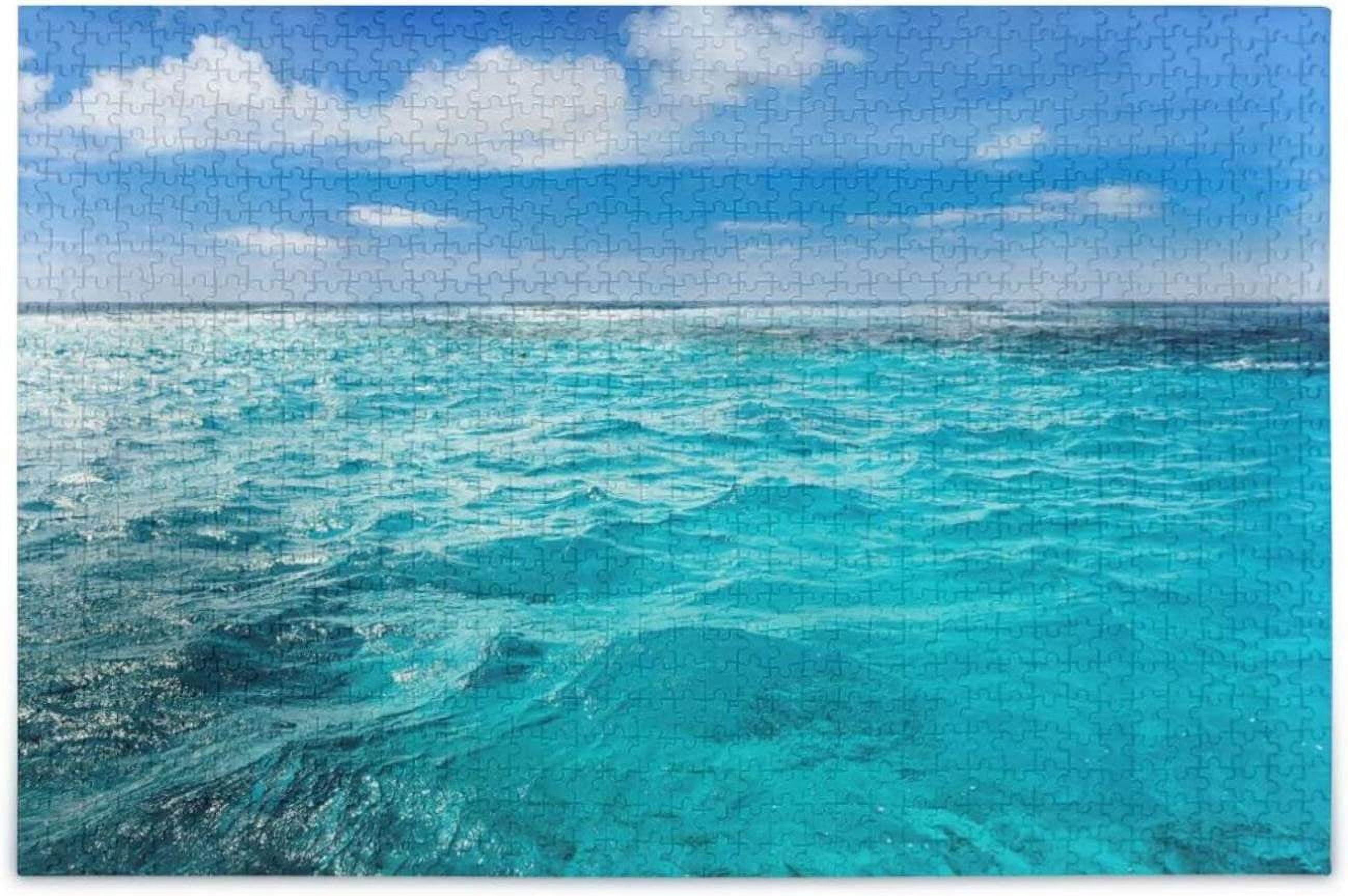 Dreamtimes Beautiful Beach Ocean Blue Sky Jigsaw Puzzles for Adults 500 ...