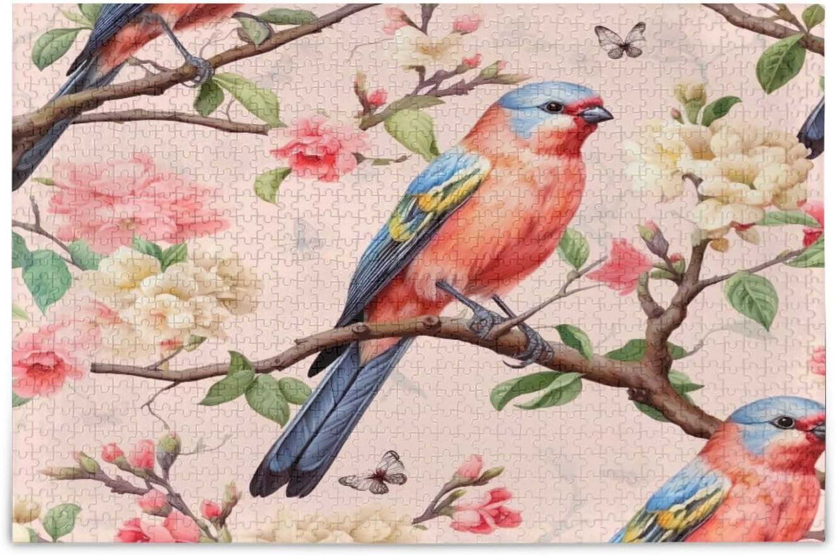 Dreamtimes Beautiful Birds Puzzle 500 Pieces - Wooden Jigsaw Puzzles ...