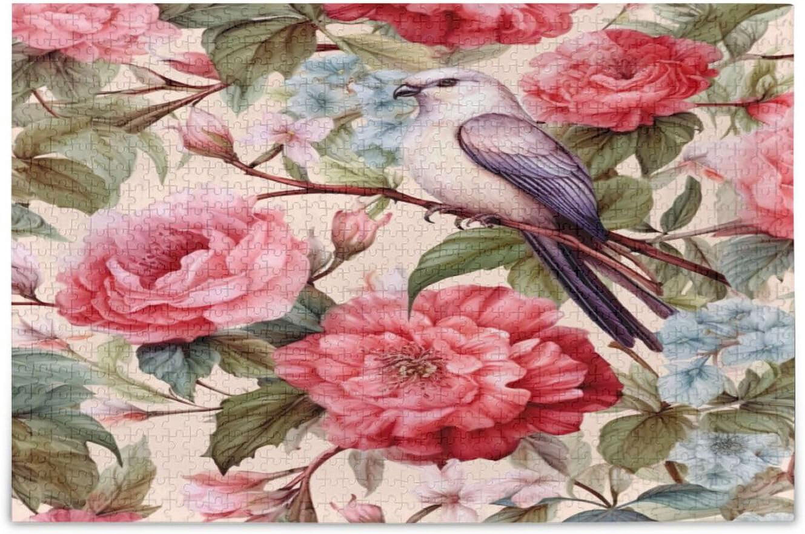 Dreamtimes Beautiful Birds Puzzle 500 Pieces - Wooden Jigsaw Puzzles ...