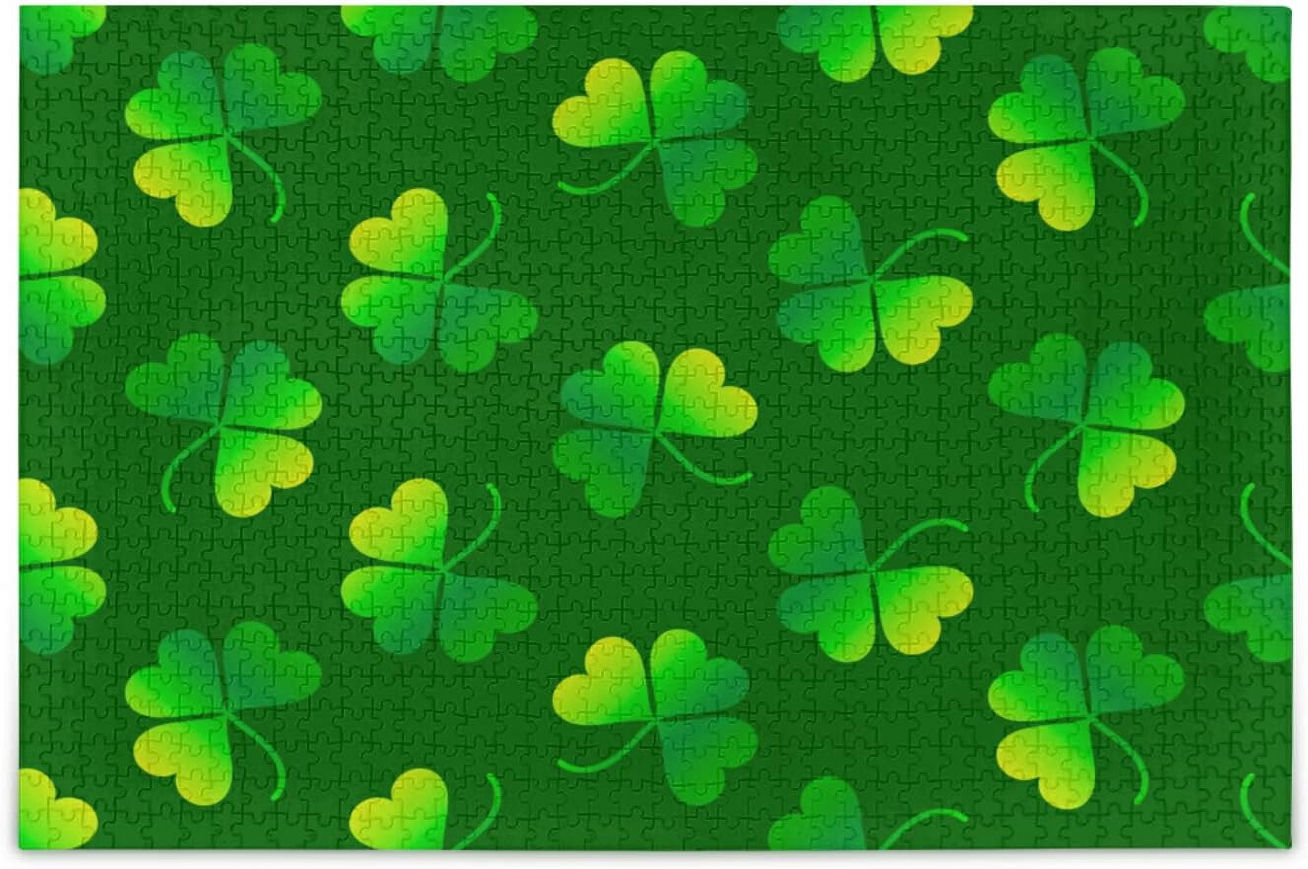 Dreamtimes Beautiful Clover Leaves Jigsaw Puzzles, Puzzles for Adults ...
