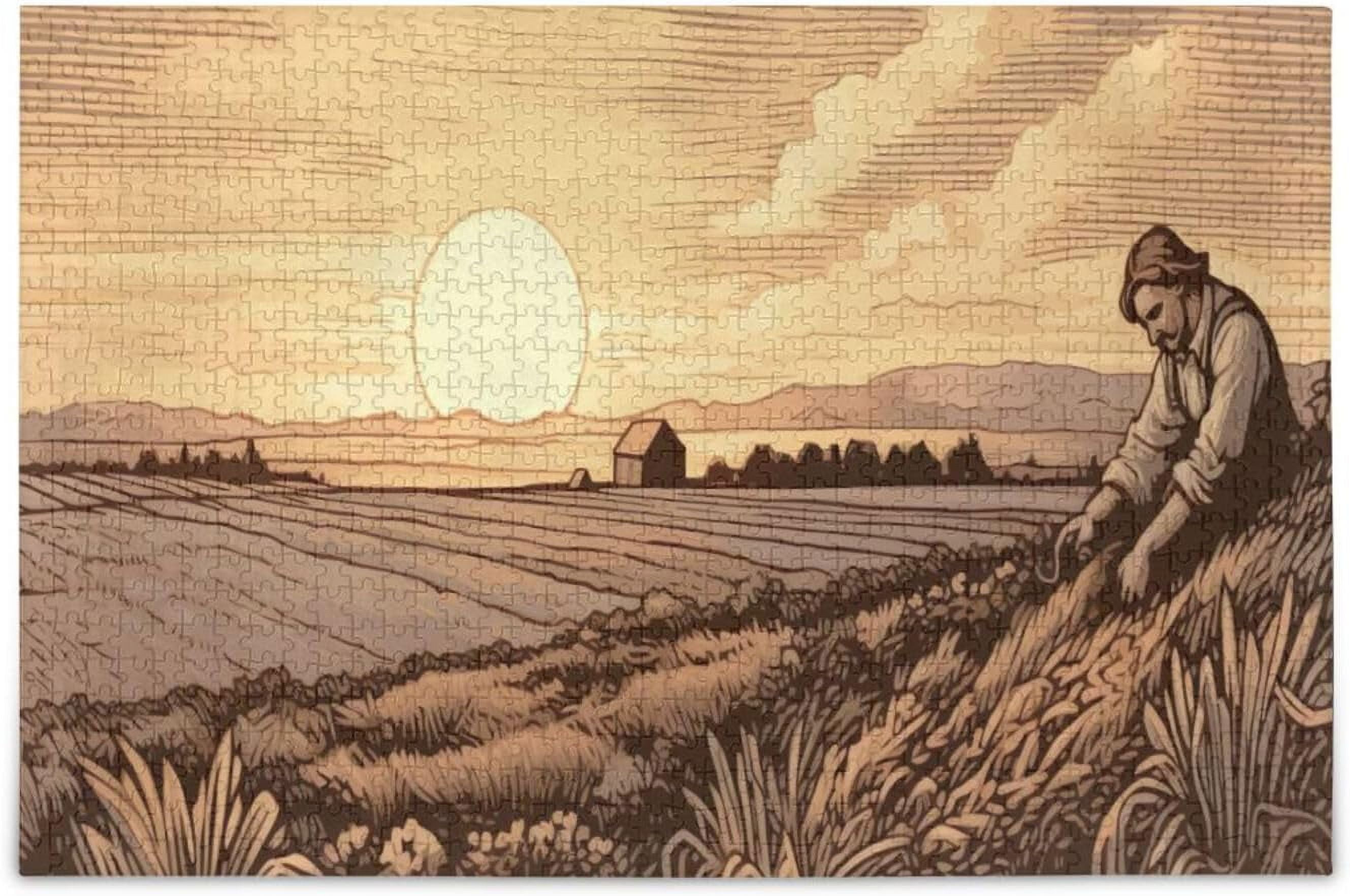 Dreamtimes Beautiful Countryside Puzzle 500 Pieces - Wooden Jigsaw ...