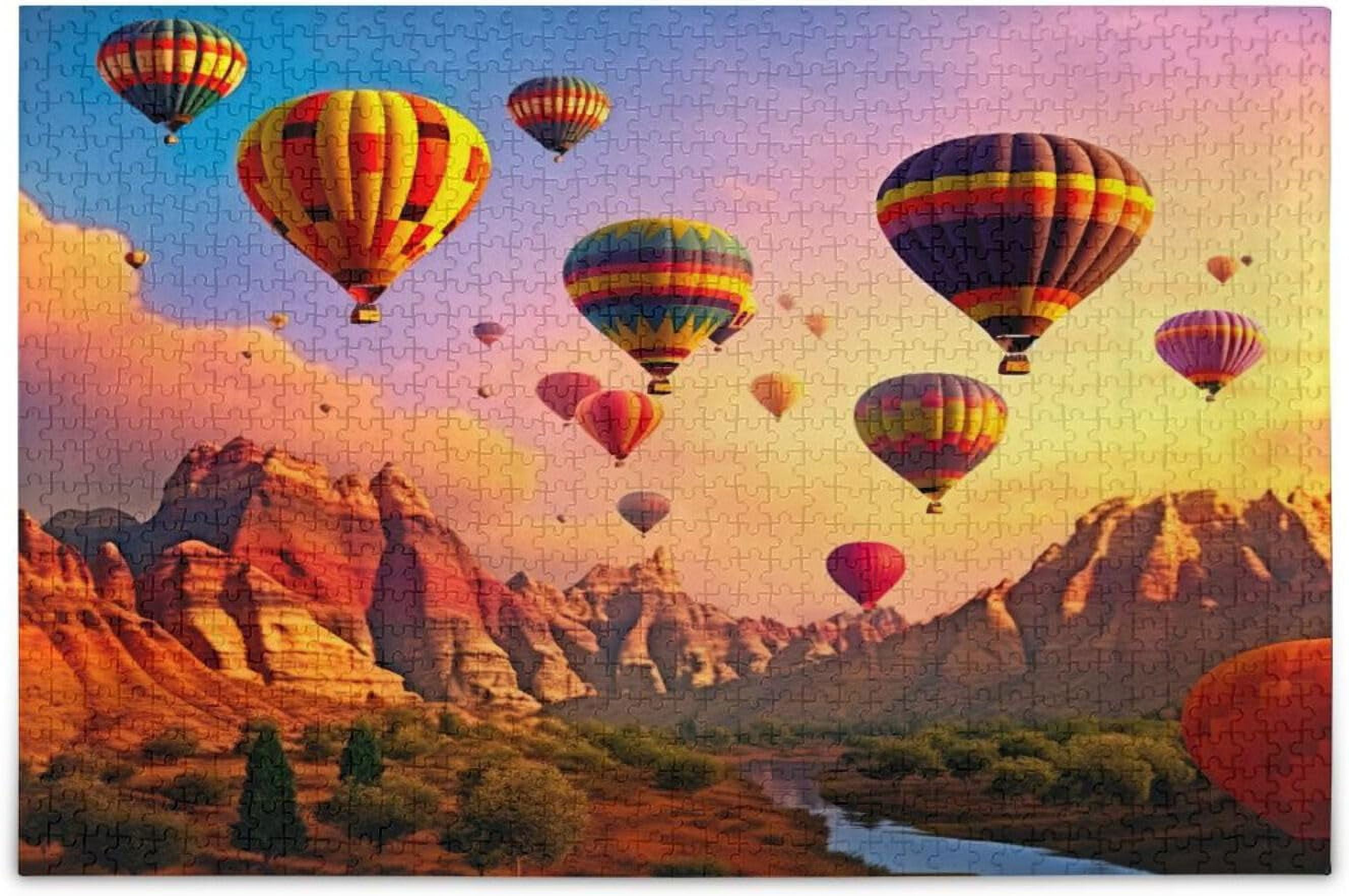 Dreamtimes Beautiful Hot Air Balloon Jigsaw Puzzles for Adults 1000 ...