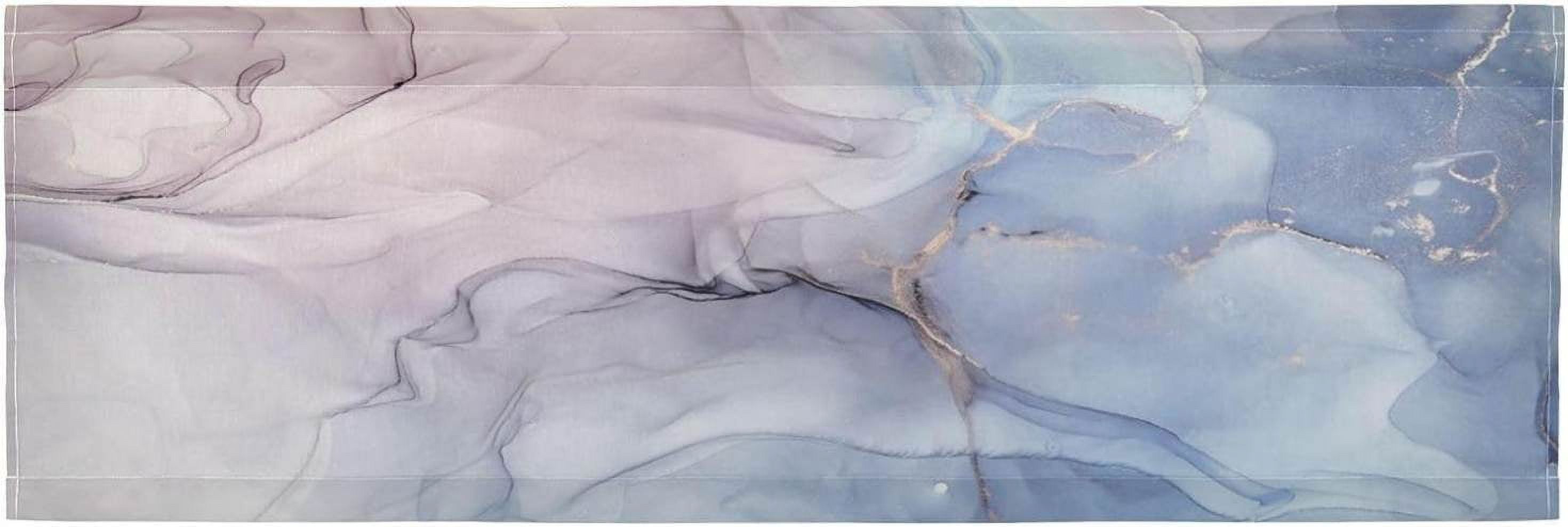 Dreamtimes Beautiful Marble Texture Valance Curtains for Kitchen or ...