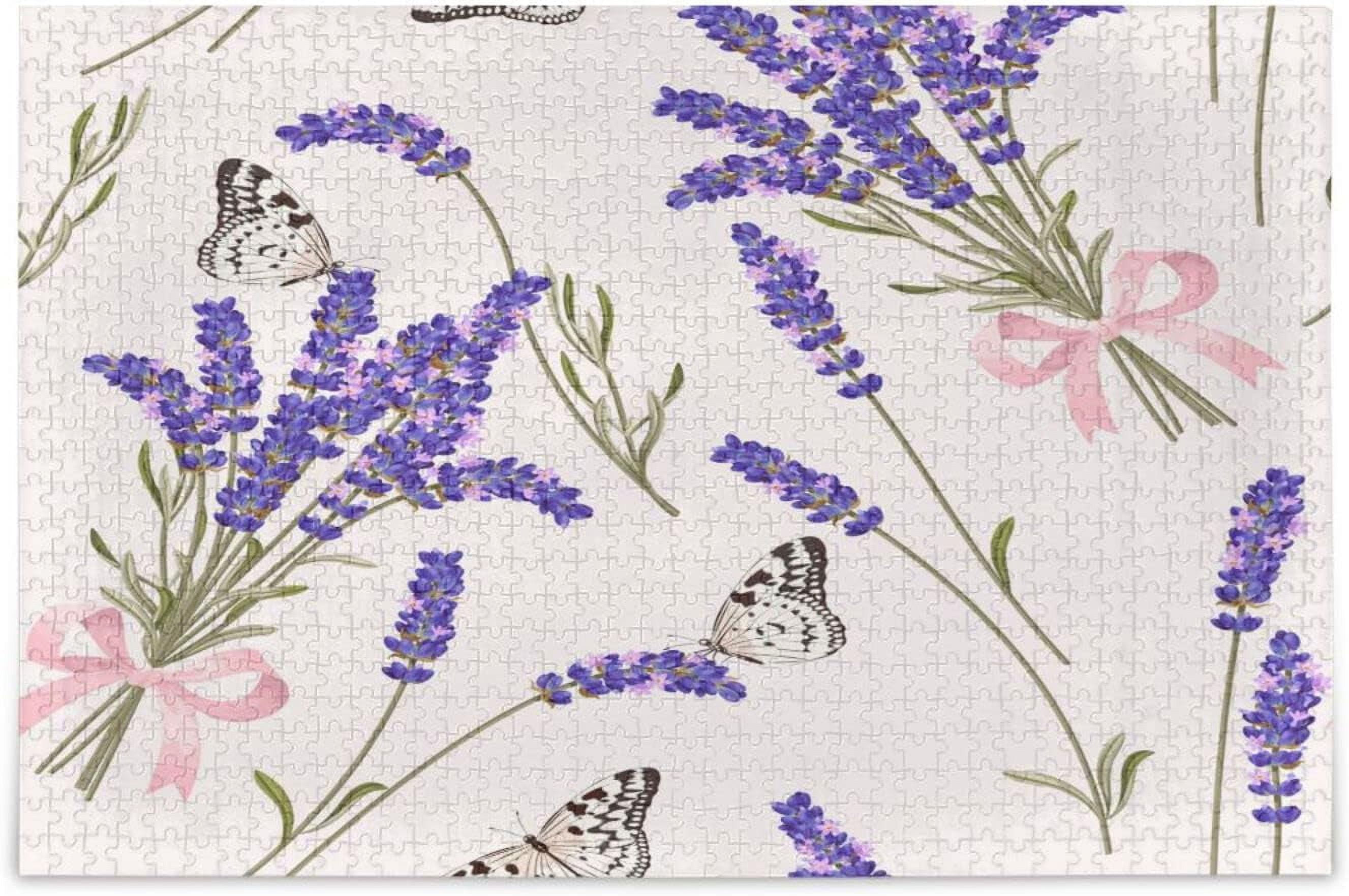 Dreamtimes Beautiful Purple Lavende Jigsaw Puzzles for Adults 500 ...