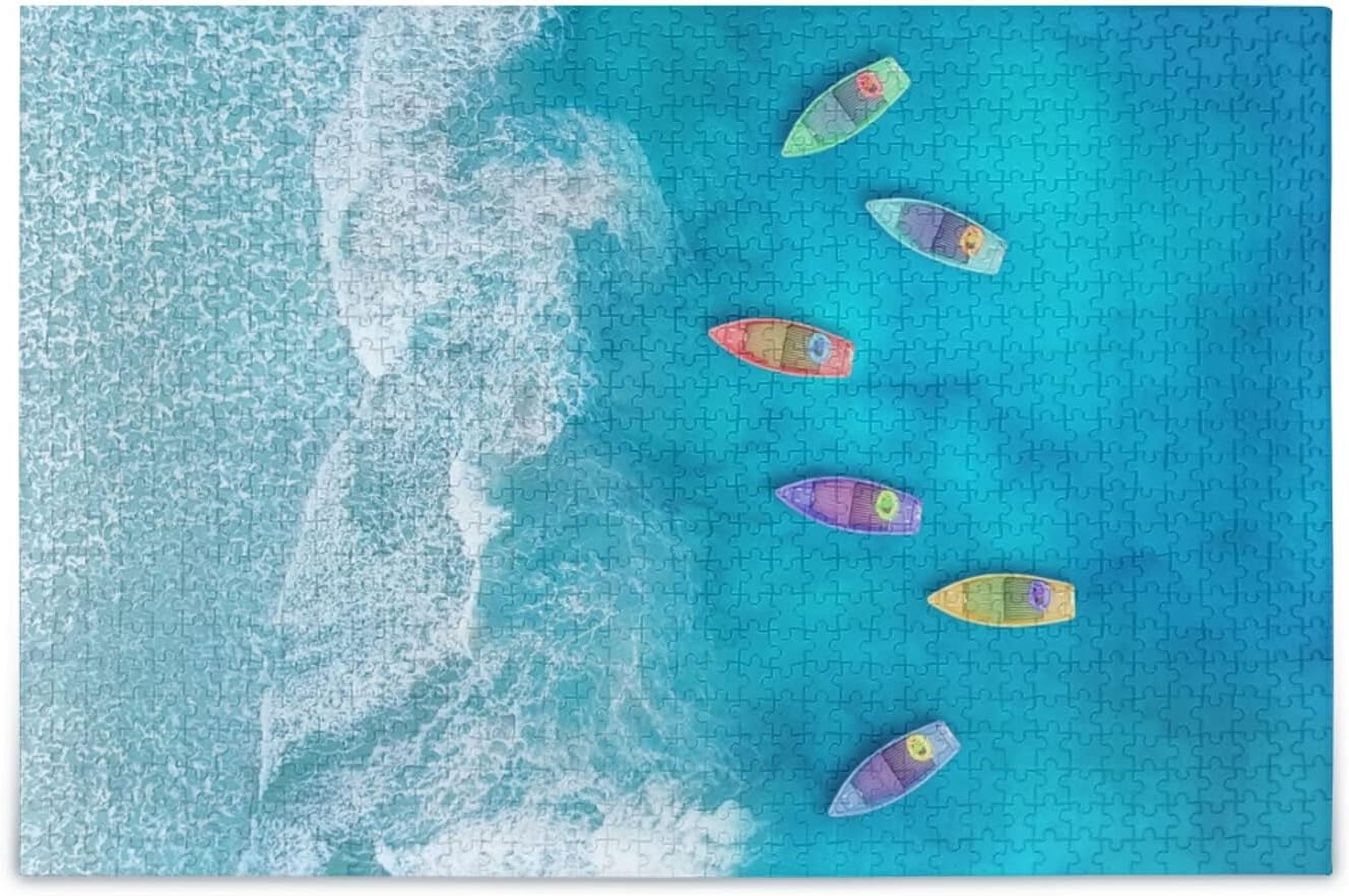 Dreamtimes Beautiful Sea Boats Landscape Jigsaw Puzzles, Puzzles for ...