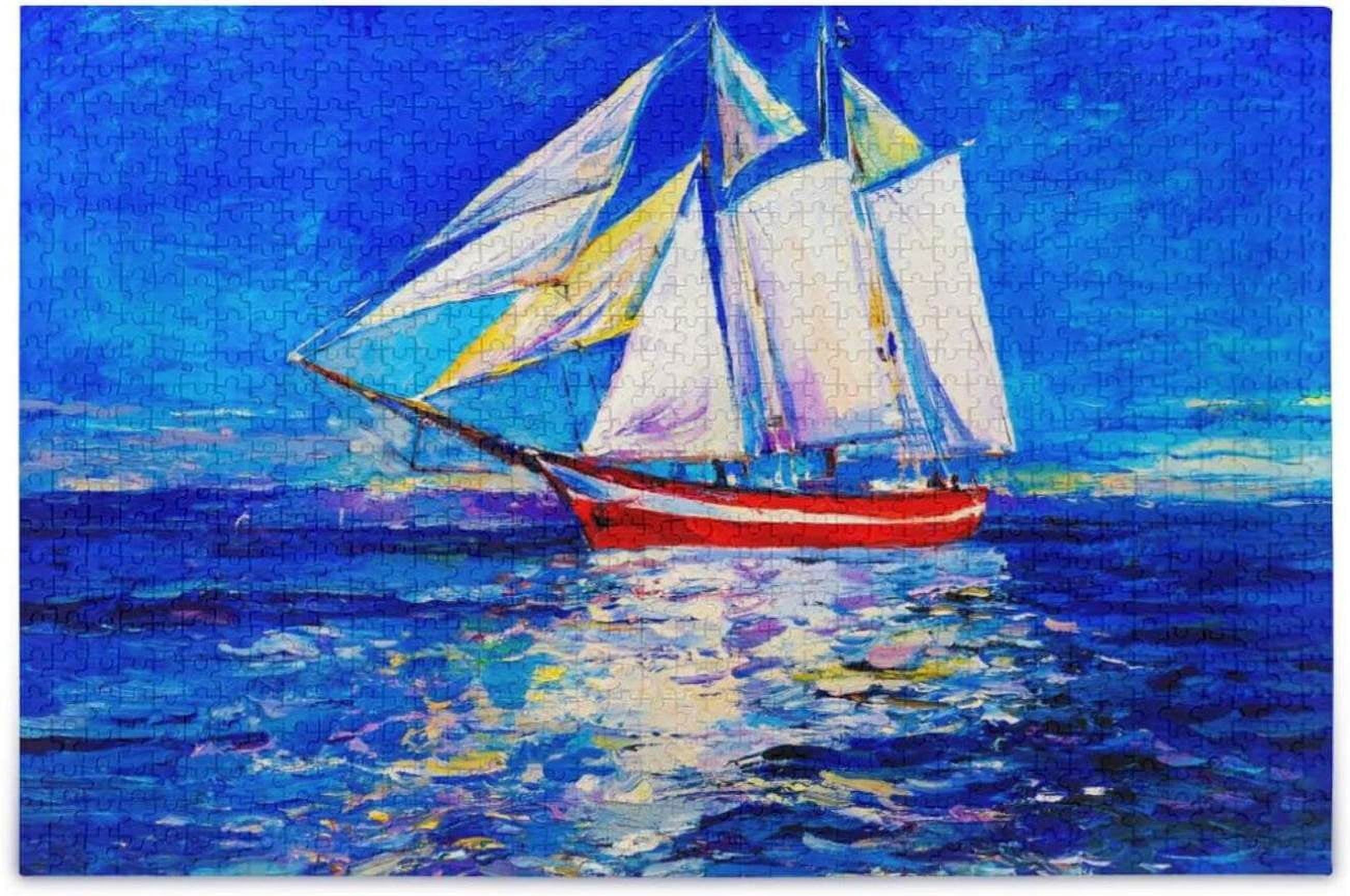 Dreamtimes Beautiful Ship and Ocean Sea Jigsaw Puzzles for Adults 500 ...