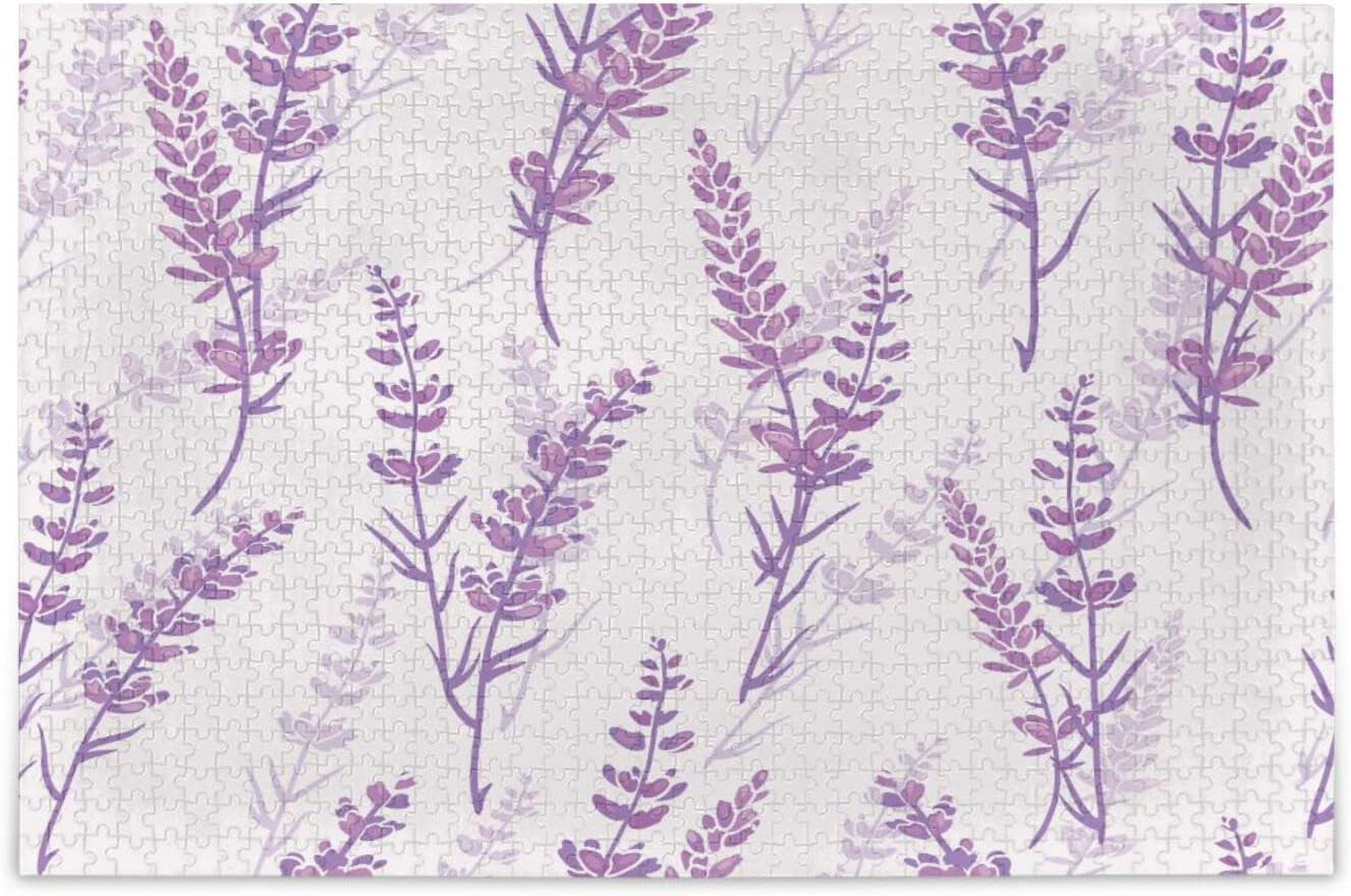 Dreamtimes Beautiful Violet Lavender Jigsaw Puzzles for Adults 500 ...