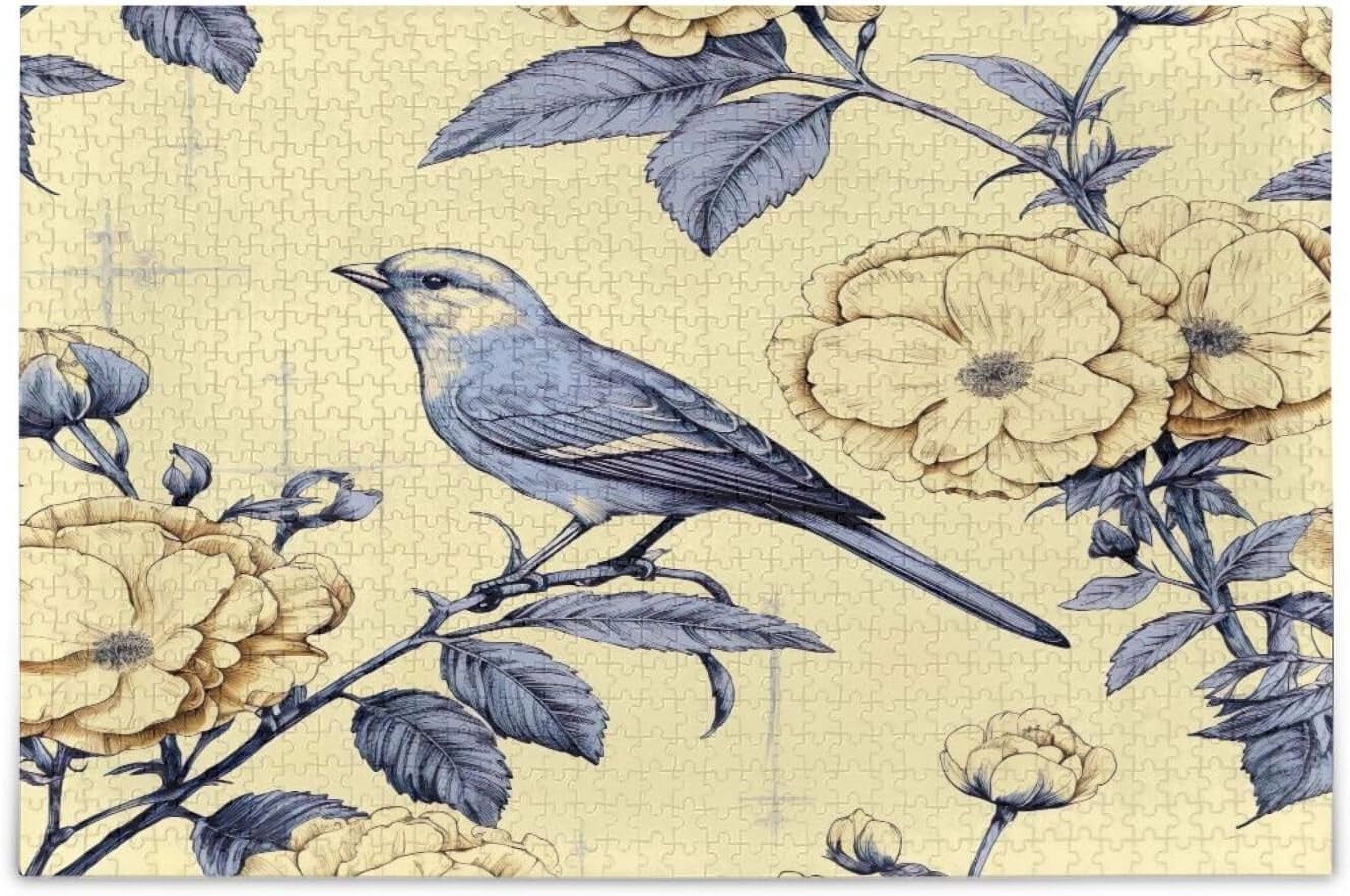 Dreamtimes Bird Beige Puzzle 500 Pieces - Wooden Jigsaw Puzzles for ...