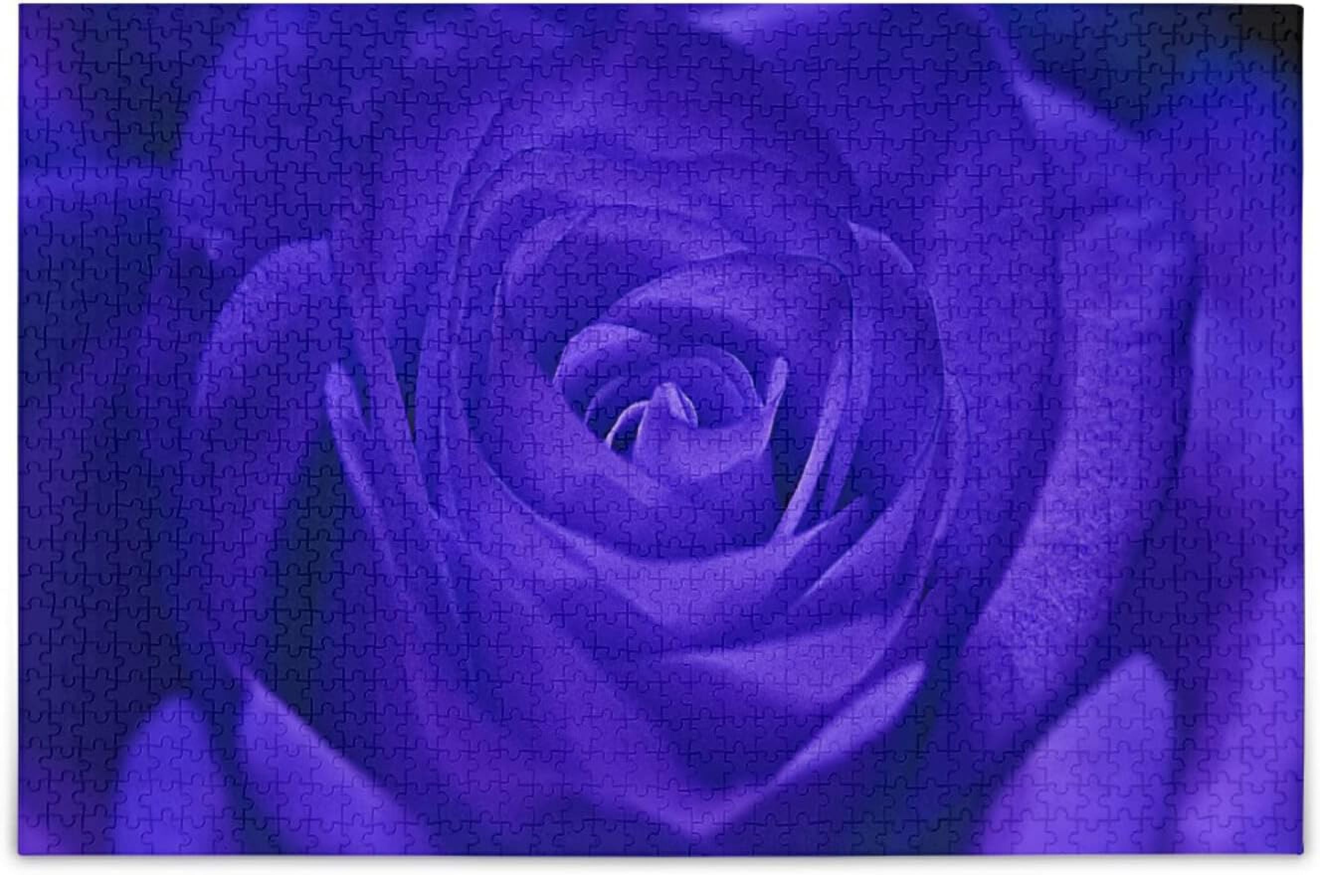 Dreamtimes Blue Rose Flowers Jigsaw Puzzles, Puzzles for Adults 500 ...